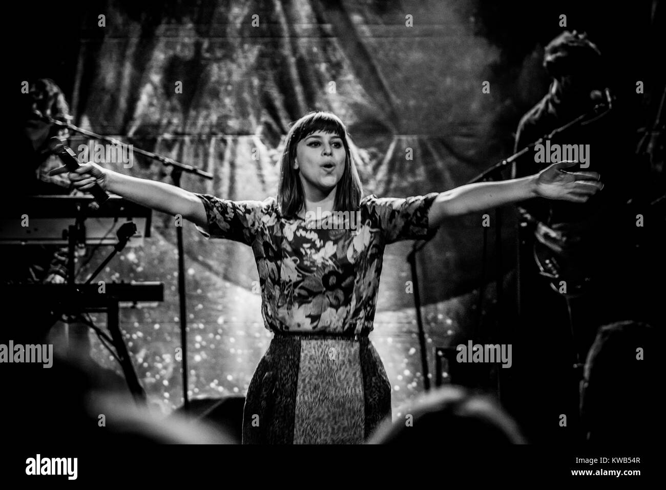 The successful Danish singer, songwriter and musician Fallulah performs ...