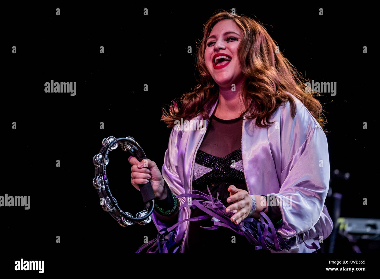 The Danish singer, songwriter and musician Fallulah performs a live ...