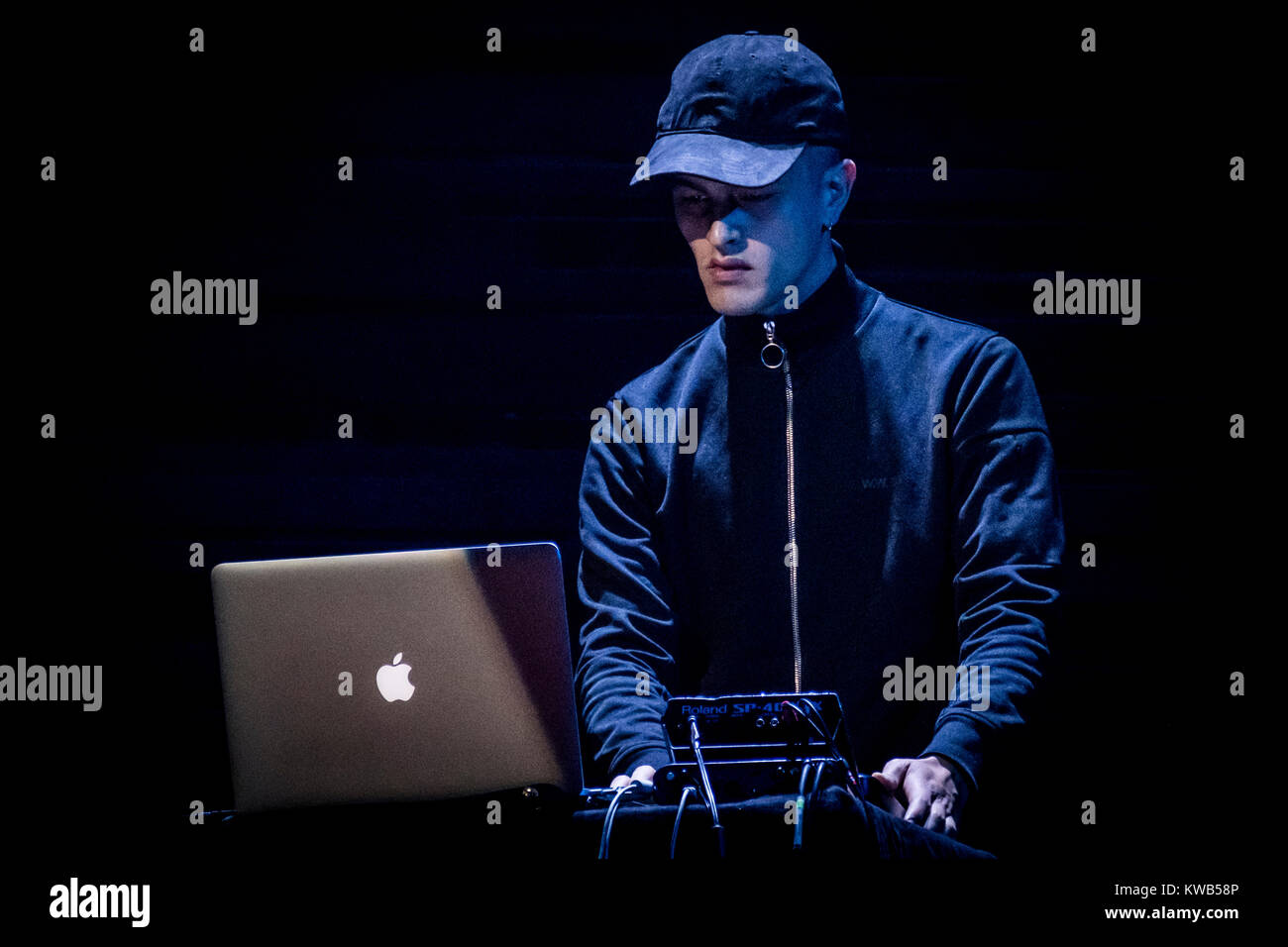 The Danish synthpop band First Hate performs a live concert at DR ...