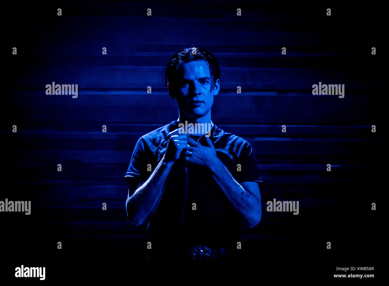 The Danish synthpop band First Hate performs a live concert at DR ...