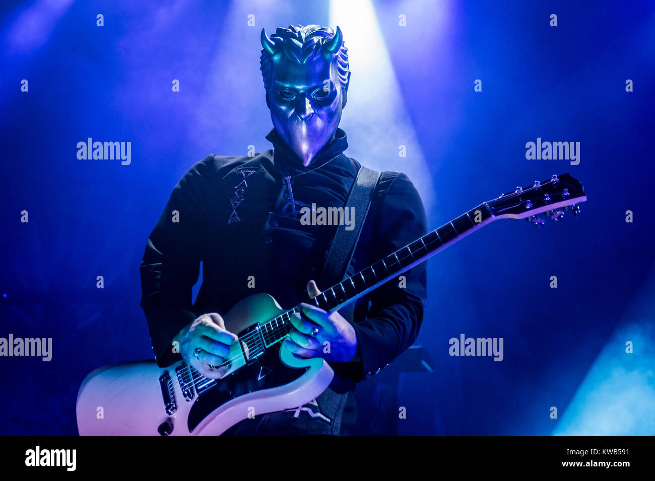 The Swedish doom metal band Ghost performs a live concert at the Danish ...