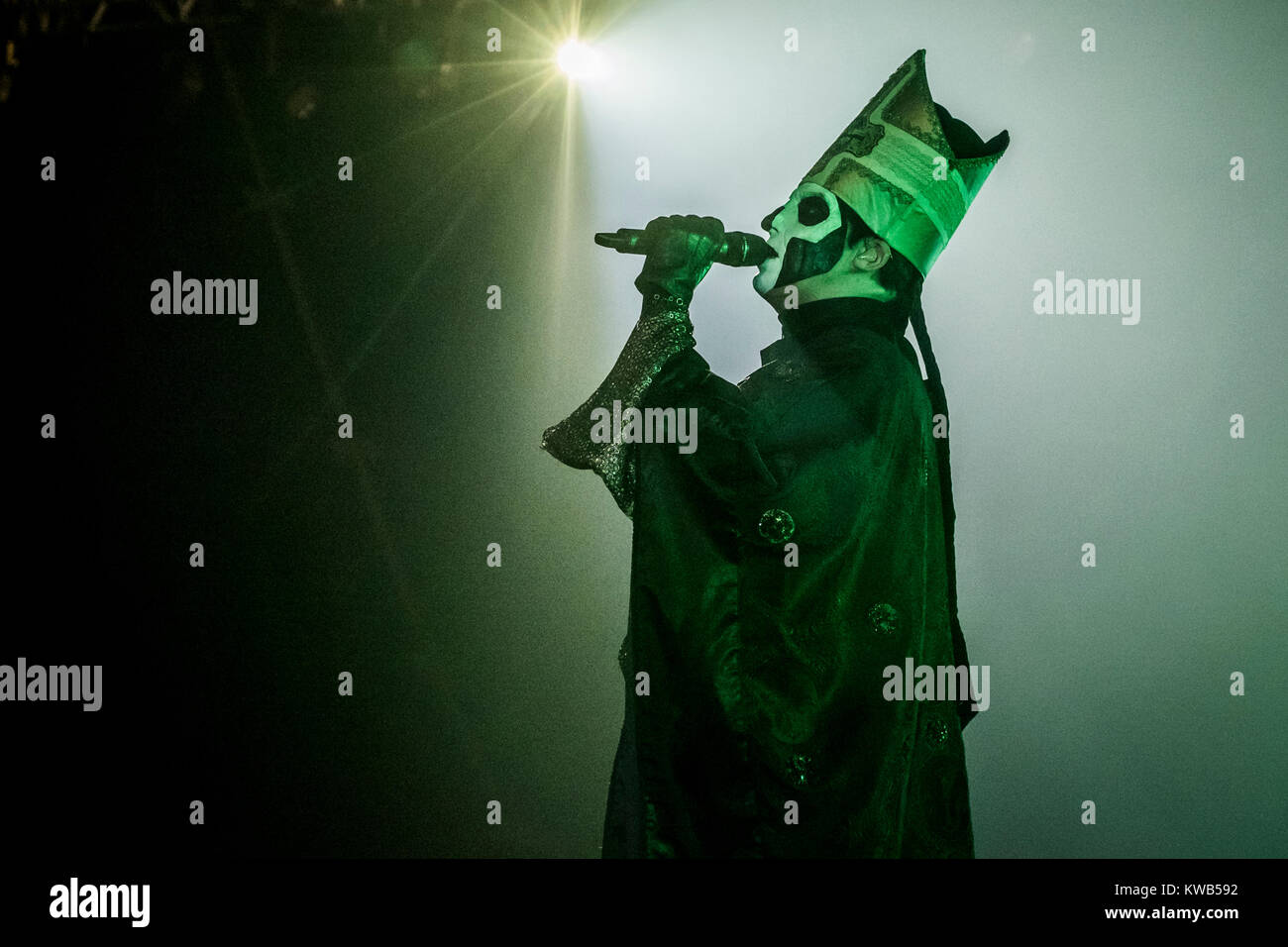 The Swedish doom metal band Ghost performs a live concert at the Danish ...