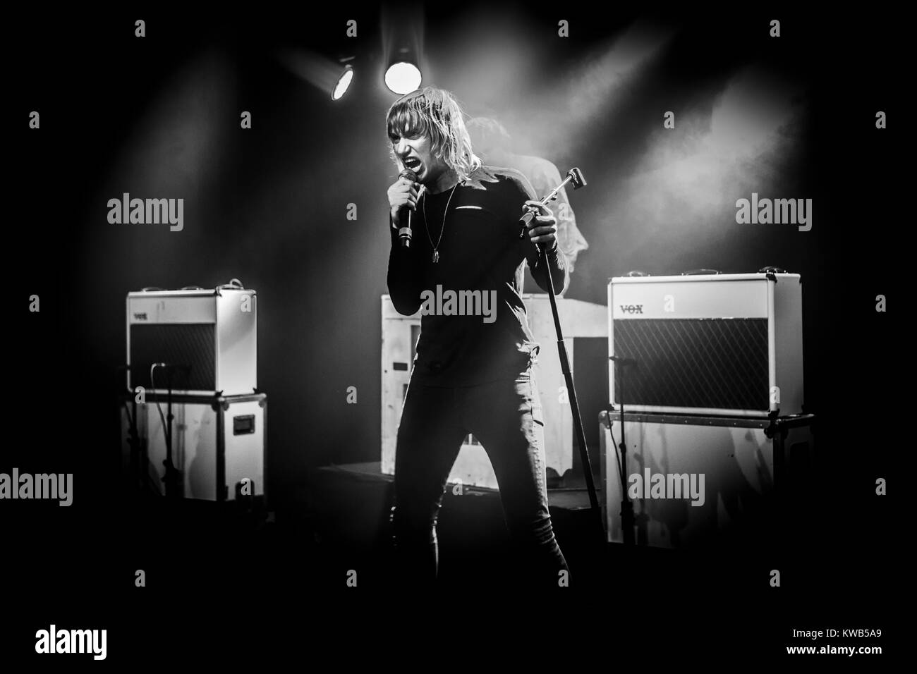 The Danish rock band Go Go Berlin performs a live concert at Gaffa ...