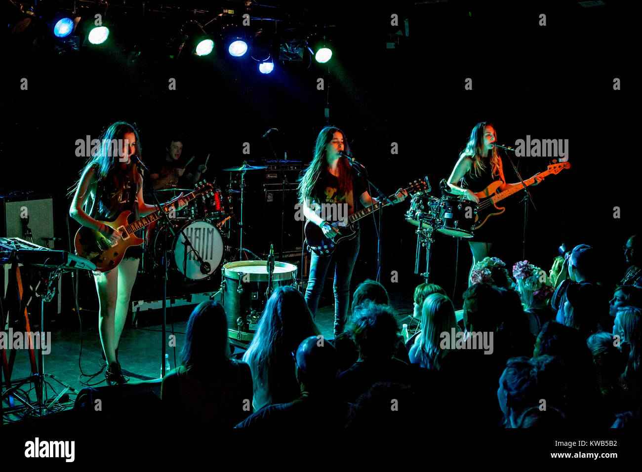 The American pop rock band HAIM consists of the three Haim-sisters Este ...