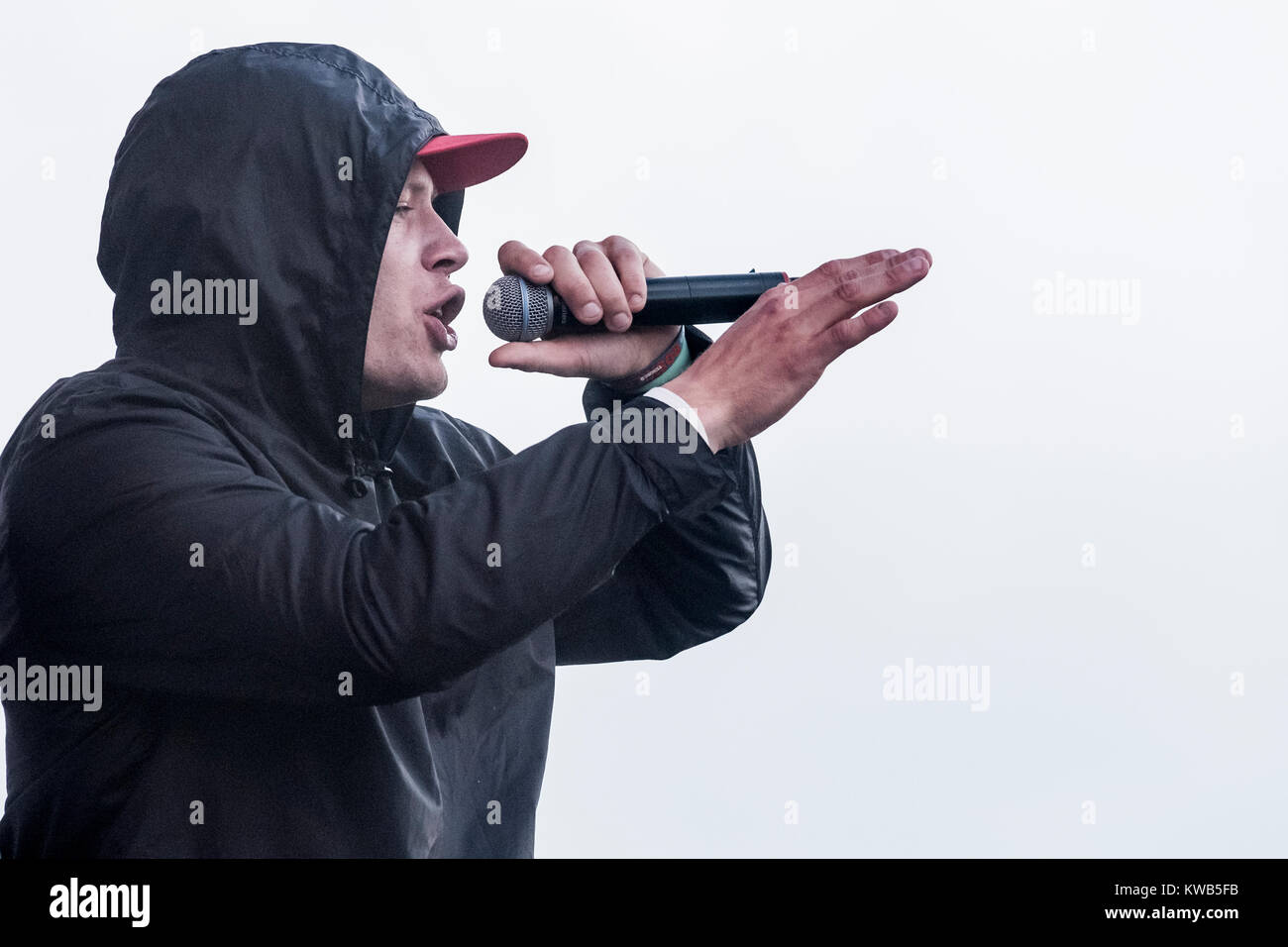 The Norwegian lyricist and rapper Ivan Ave performs a jazzy hip hop ...