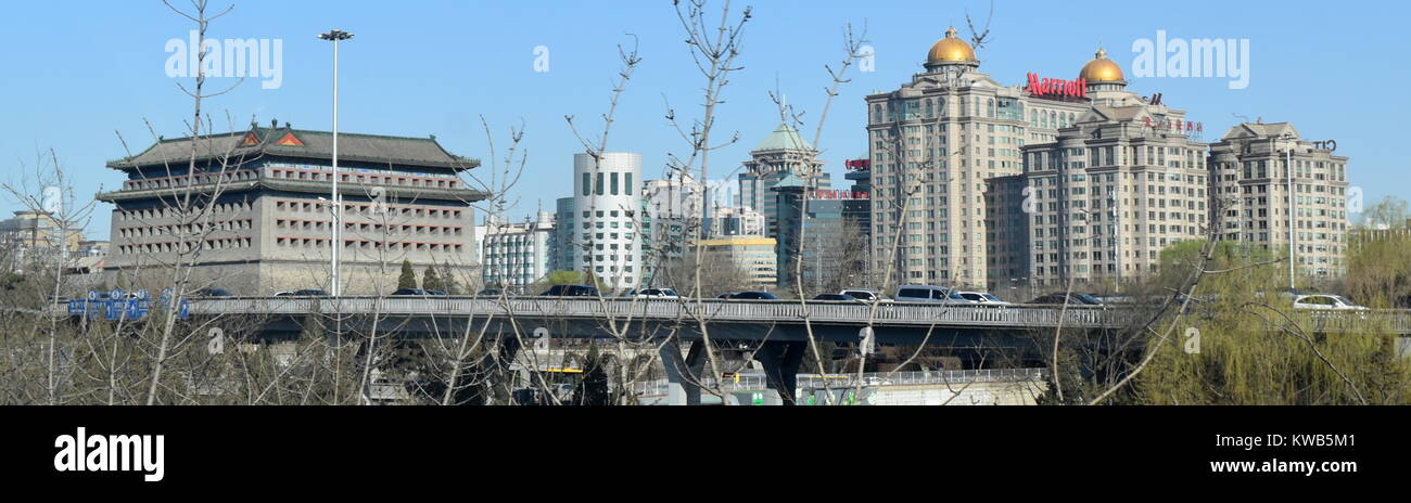 Beijing city skyline, China - clean air Stock Photo - Alamy