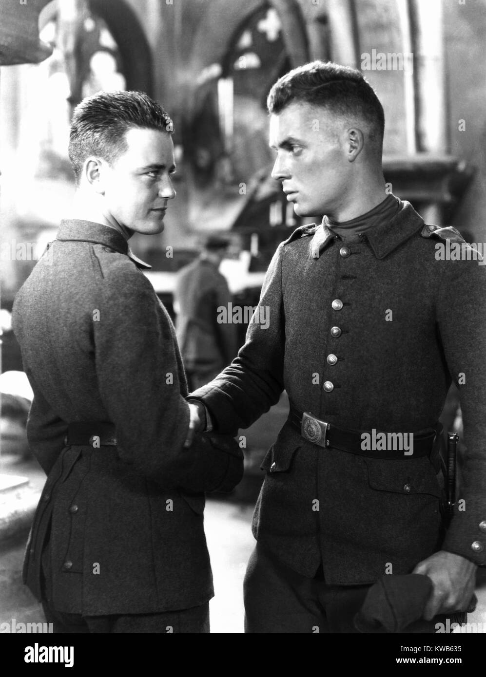 ALL QUIET ON THE WESTERN FRONT, from left, Lew Ayres, Ben Alexander ...