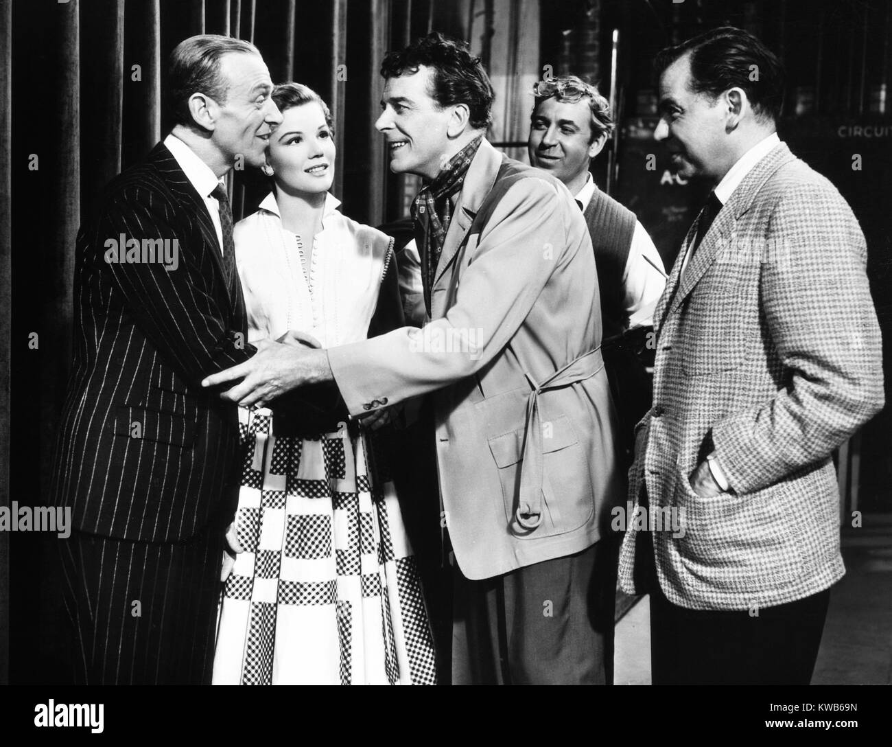 THE BAND WAGON, from left: Fred Astaire, Nanette Fabray, Jack Buchanan ...