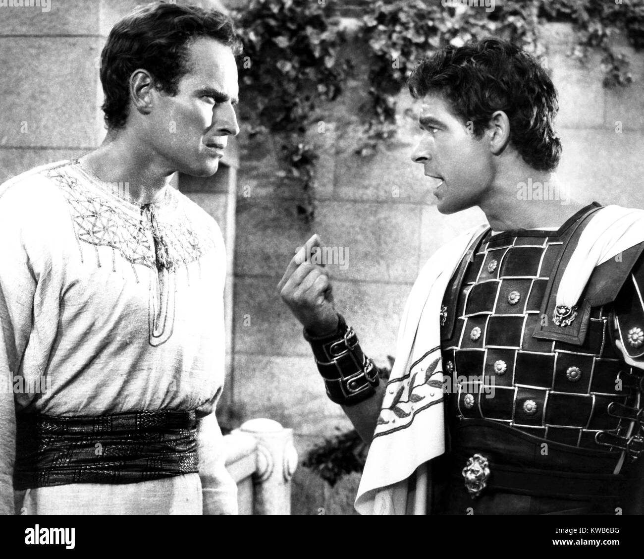 BEN-HUR, from left, Charlton Heston, Stephen Boyd, 1959 Stock Photo - Alamy