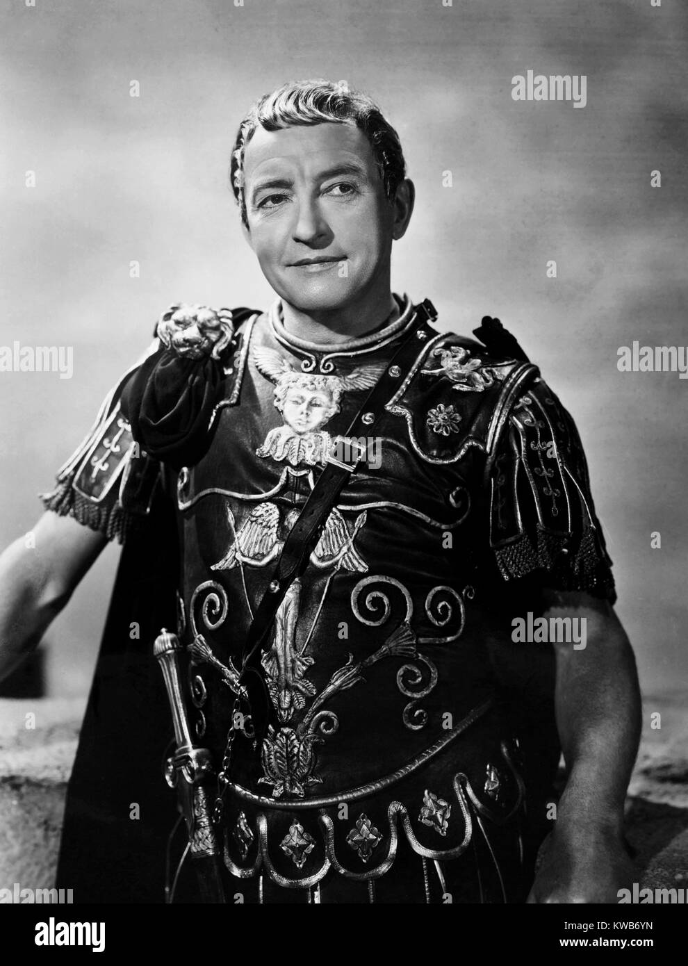 CAESAR AND CLEOPATRA, Claude Rains as Julius Caesar, 1945 Stock Photo ...