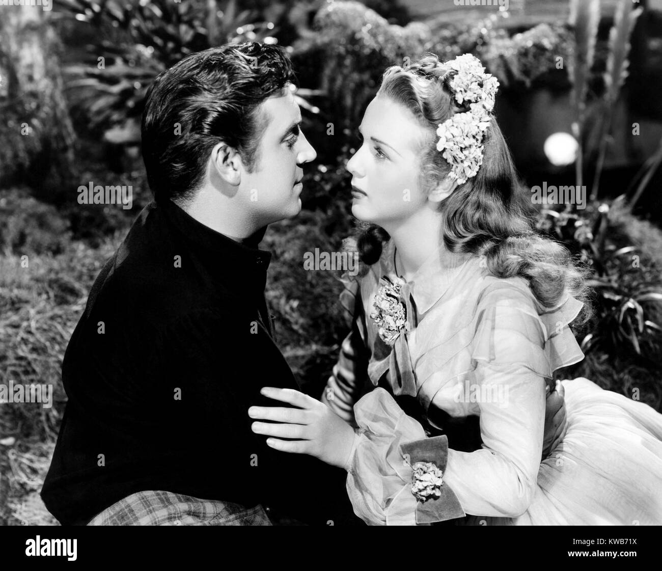 CAN'T HELP SINGING, from left, Robert Paige, Deanna Durbin, 1944 Stock ...