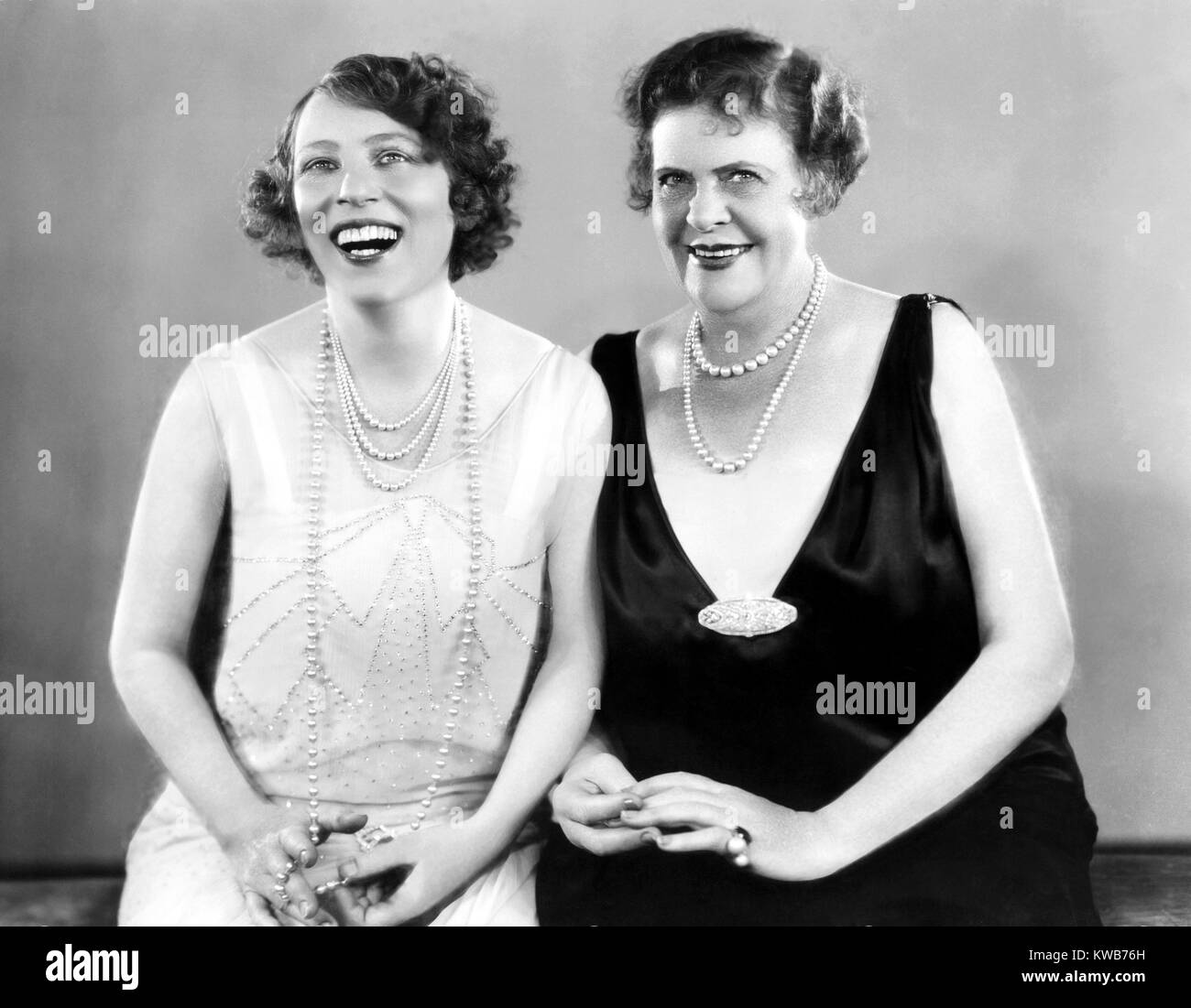 CAUGHT SHORT, from left, Polly Moran, Marie Dressler, 1930 Stock Photo - Alamy