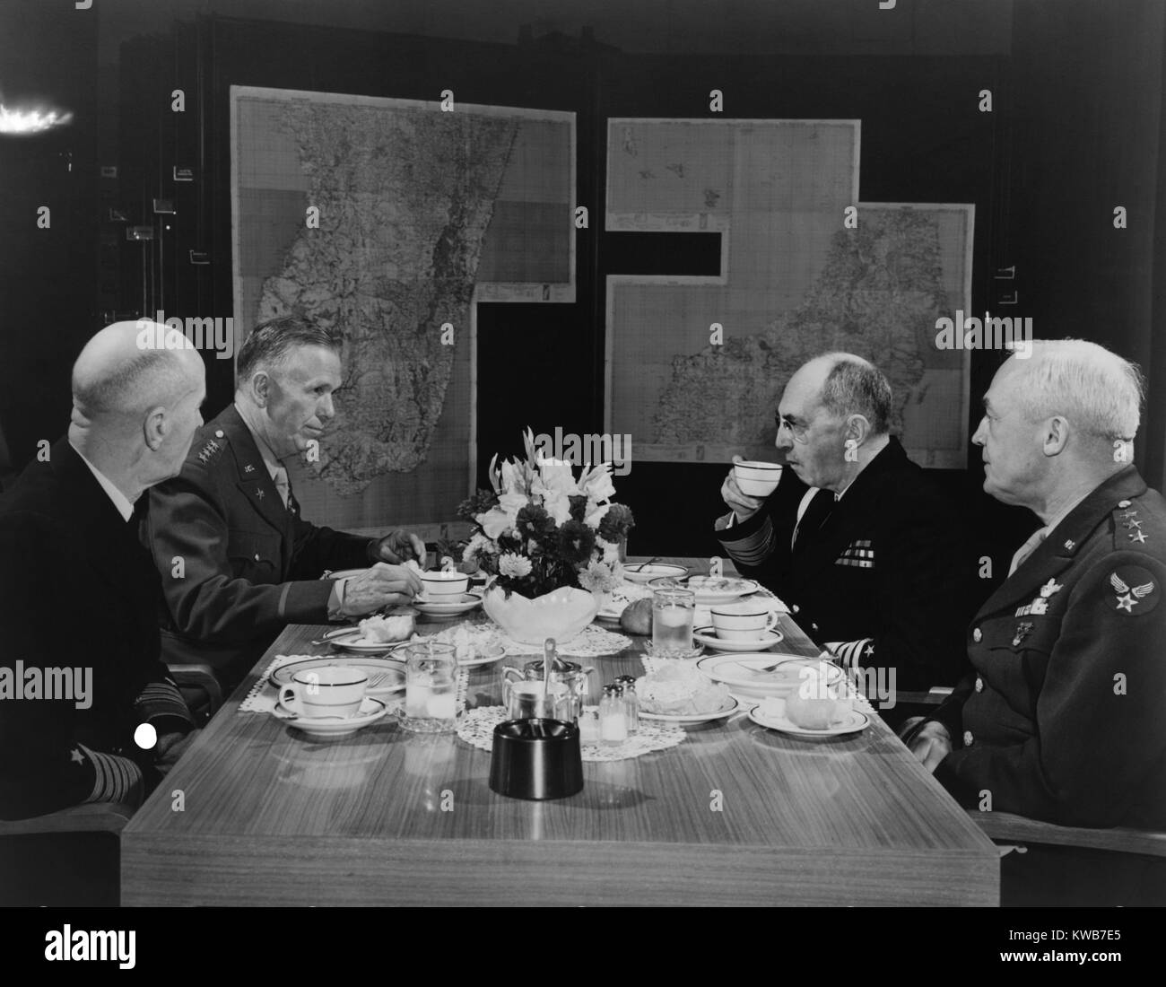 U s leaders world war Black and White Stock Photos & Images - Alamy