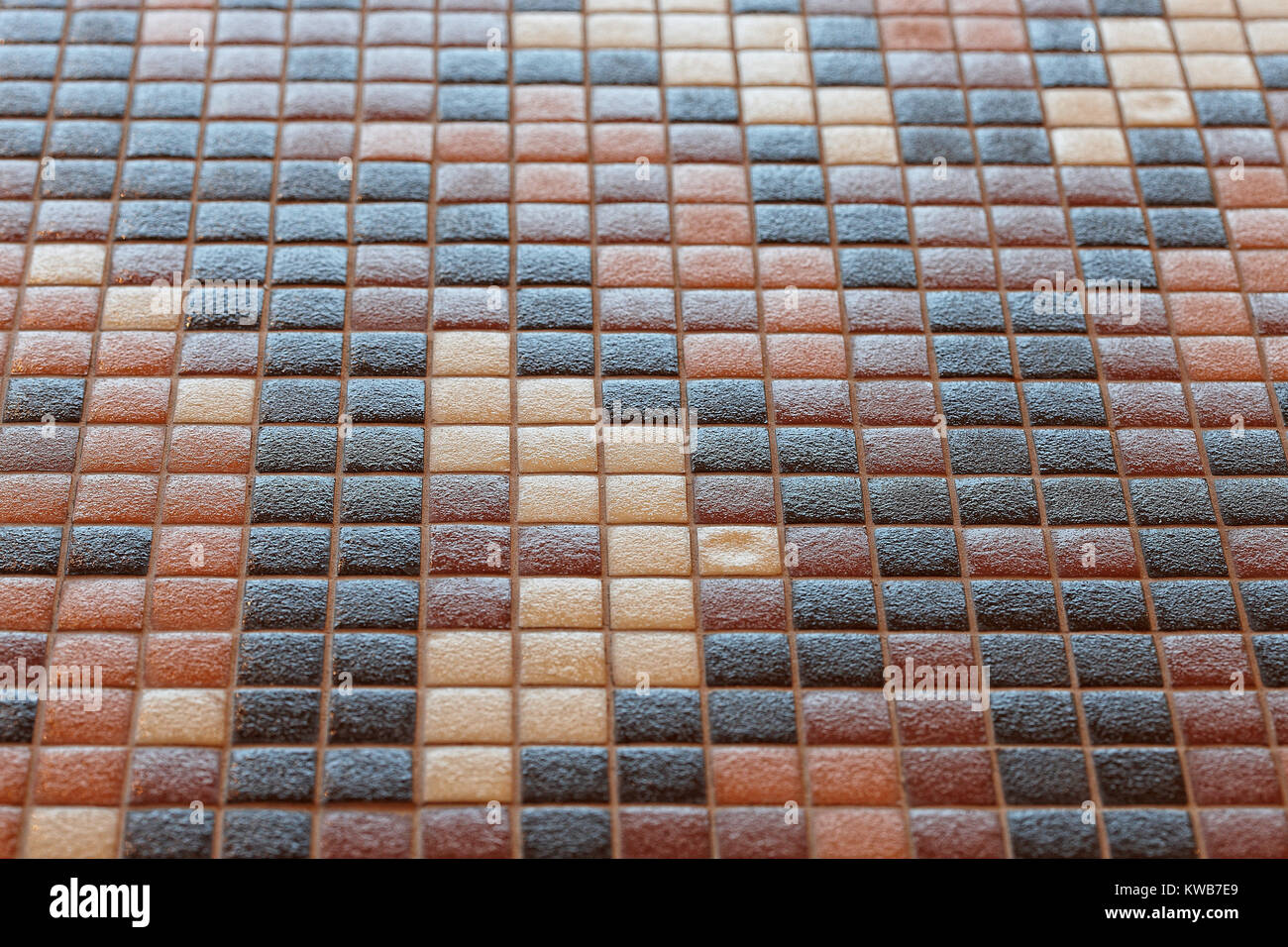 Texture of indoor colored tiles Stock Photo - Alamy