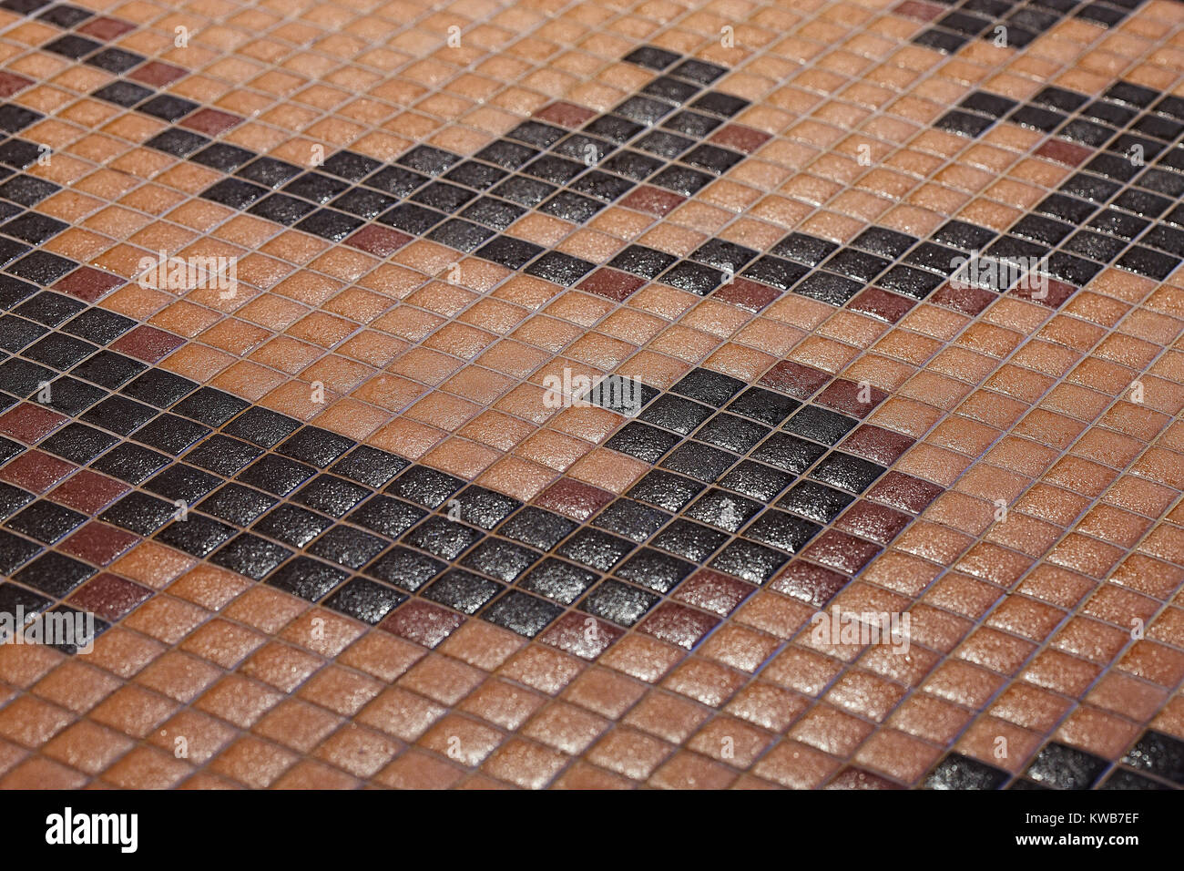 Texture of indoor colored tiles Stock Photo - Alamy