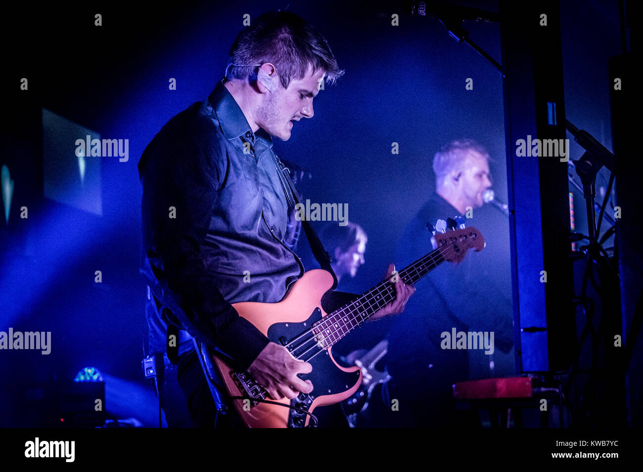 The Norwegian progressive metal band Leprous performs a live concert at ...