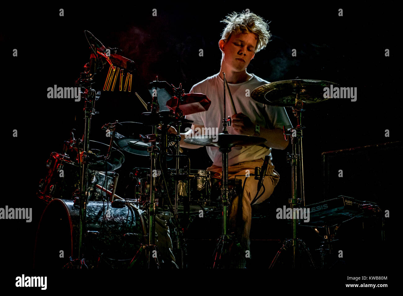 The Danish band Liss performs a live at the Danish music festival ...