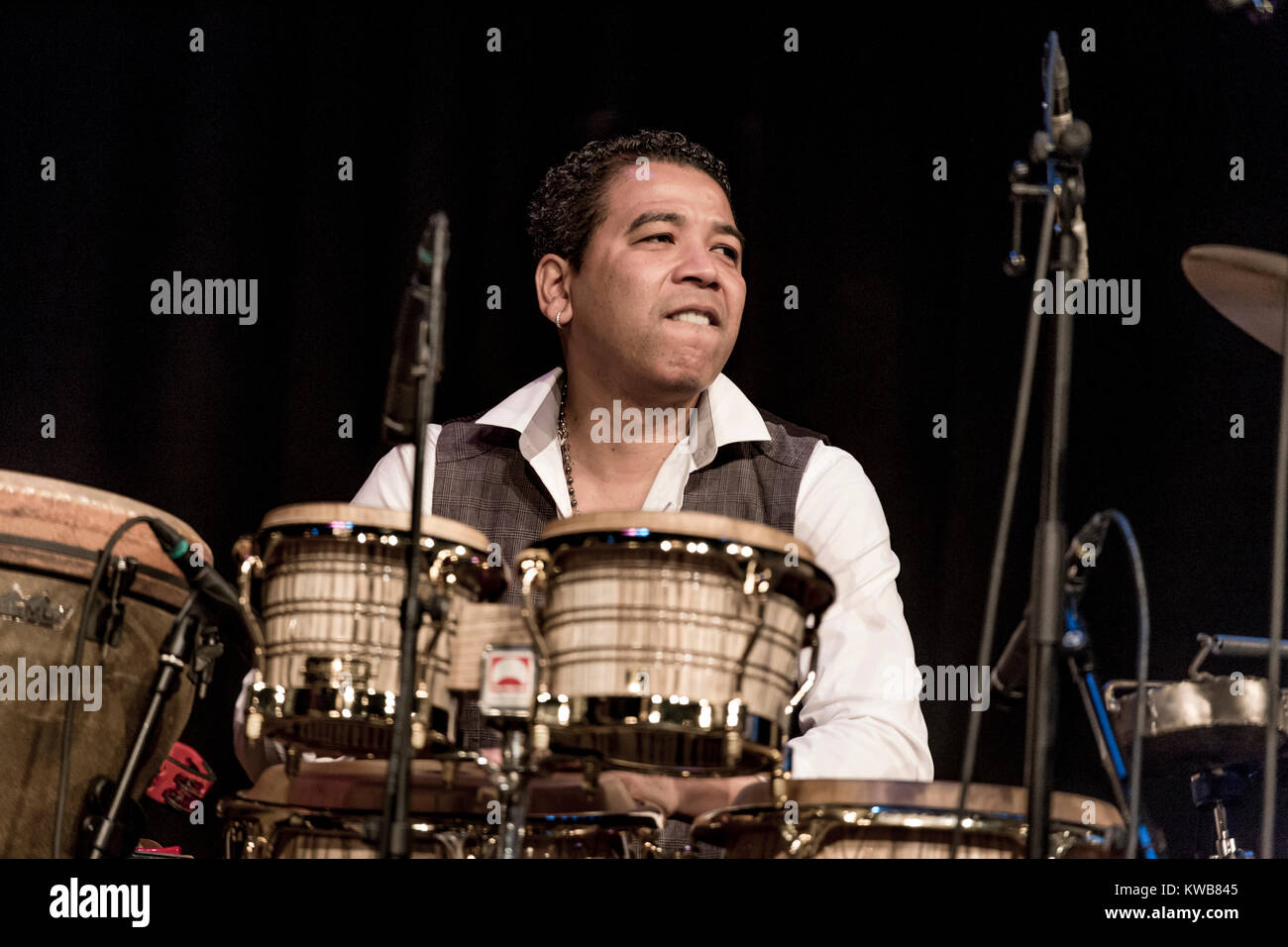 The Venezuelan jazz musician and percussionist Luisito Quintero ...
