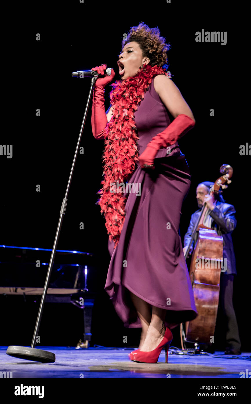 The American soul and jazz singer and songwriter Macy Gray performs a ...