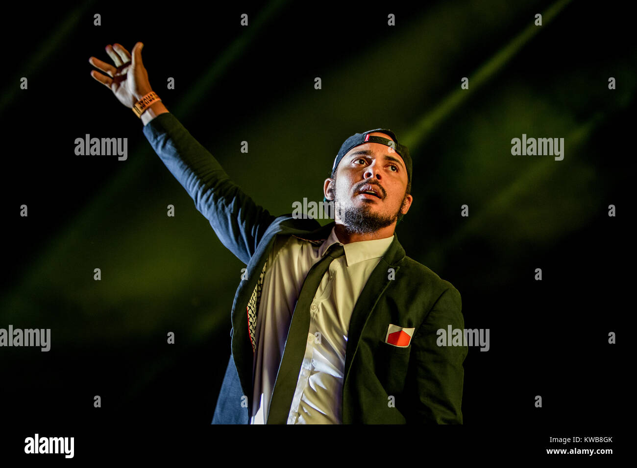 The electronic music project Major Lazer consists of the three ...
