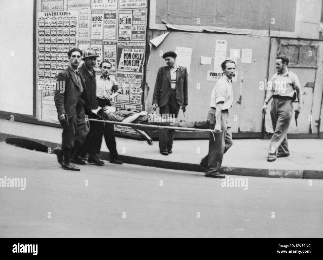 French resistance wwii Black and White Stock Photos & Images - Alamy