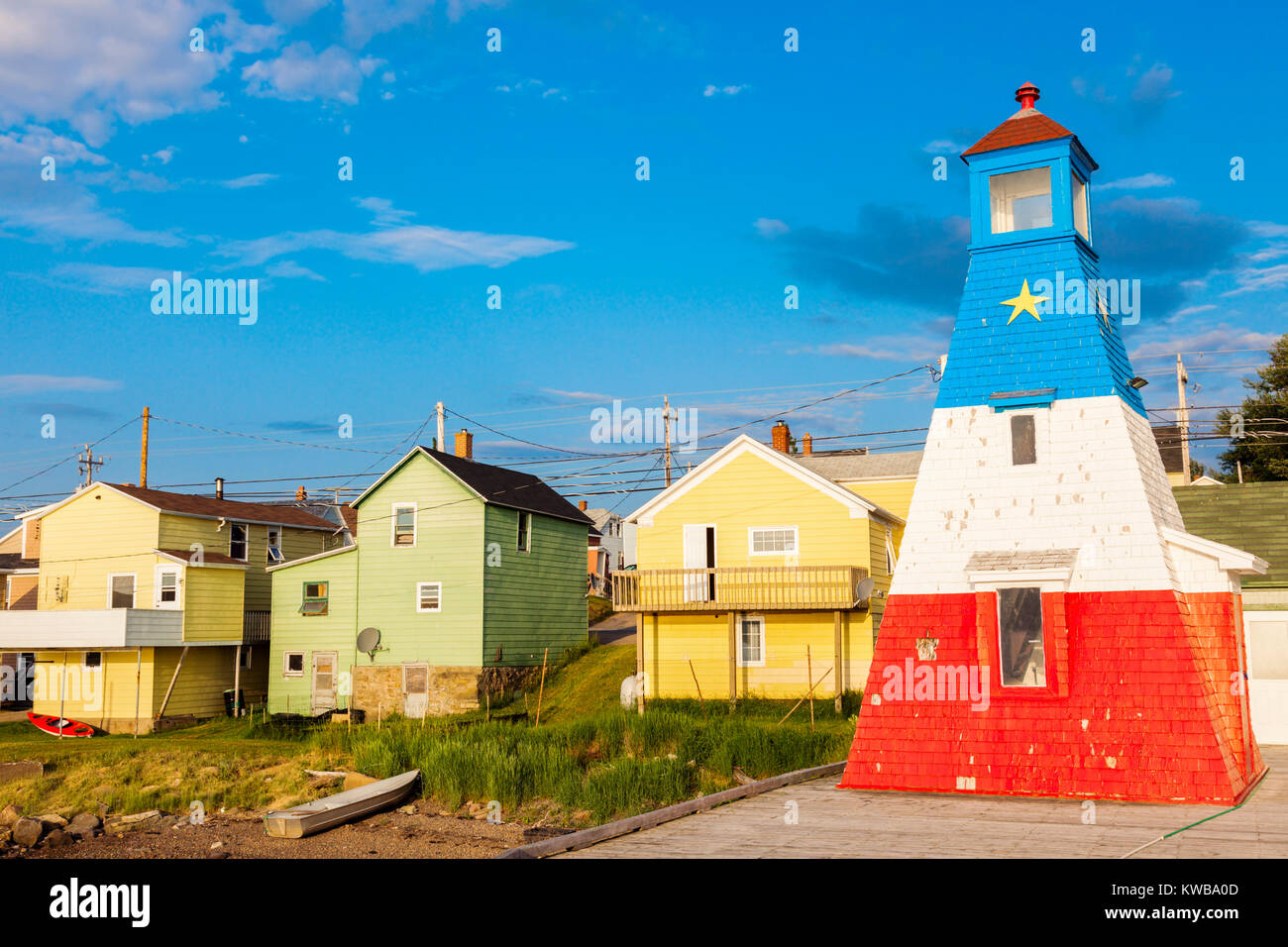 Cheticamp Harbour Range Front Lighthouse. Cheticamp, Nova Scotia ...