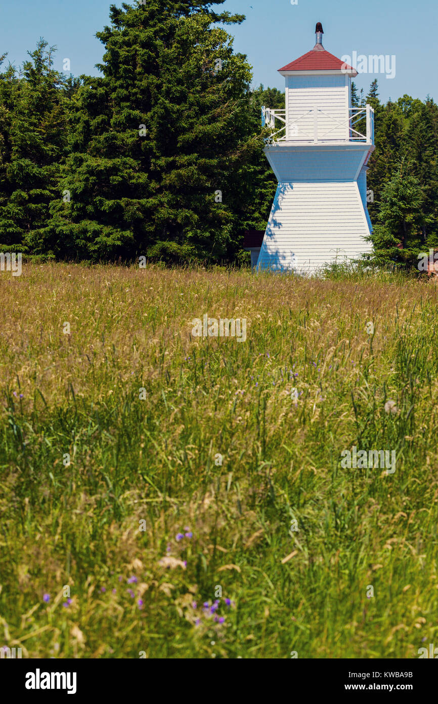 Warren Cove Range Front Lighthouse on Prince Edward Island. Prince ...