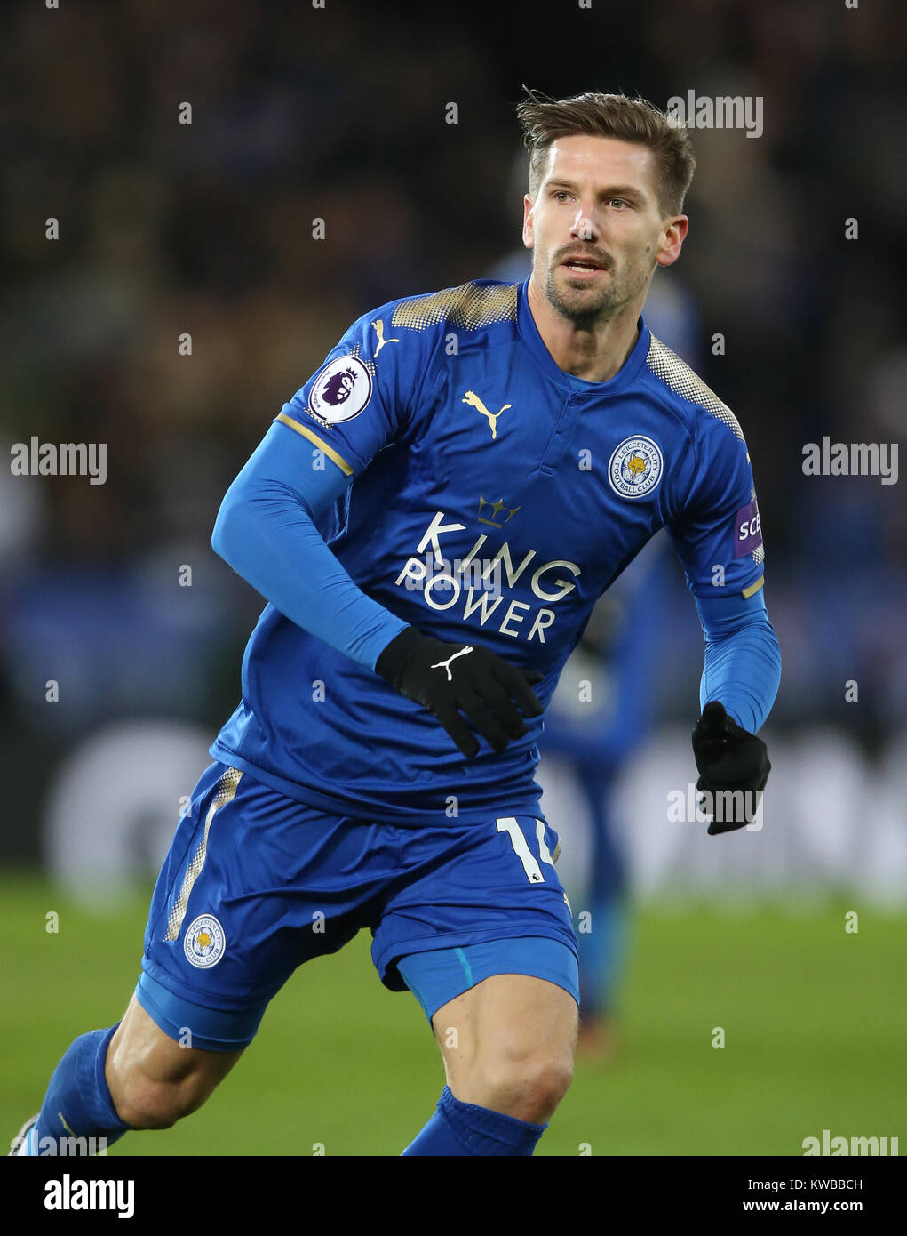 Leicester City's Adrien Silva during the Premier League match at the ...