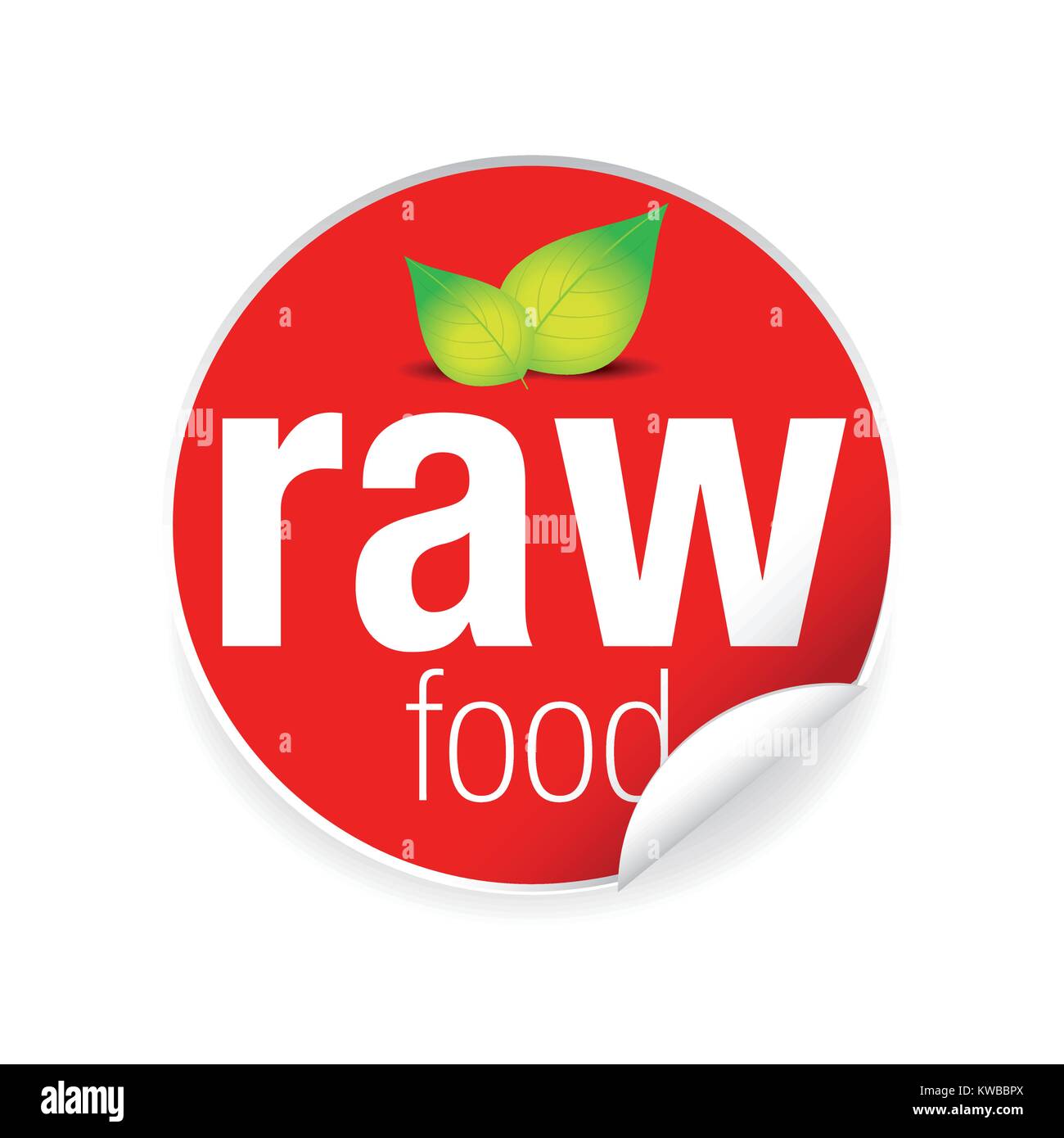 Organic food with label Stock Vector Images - Alamy