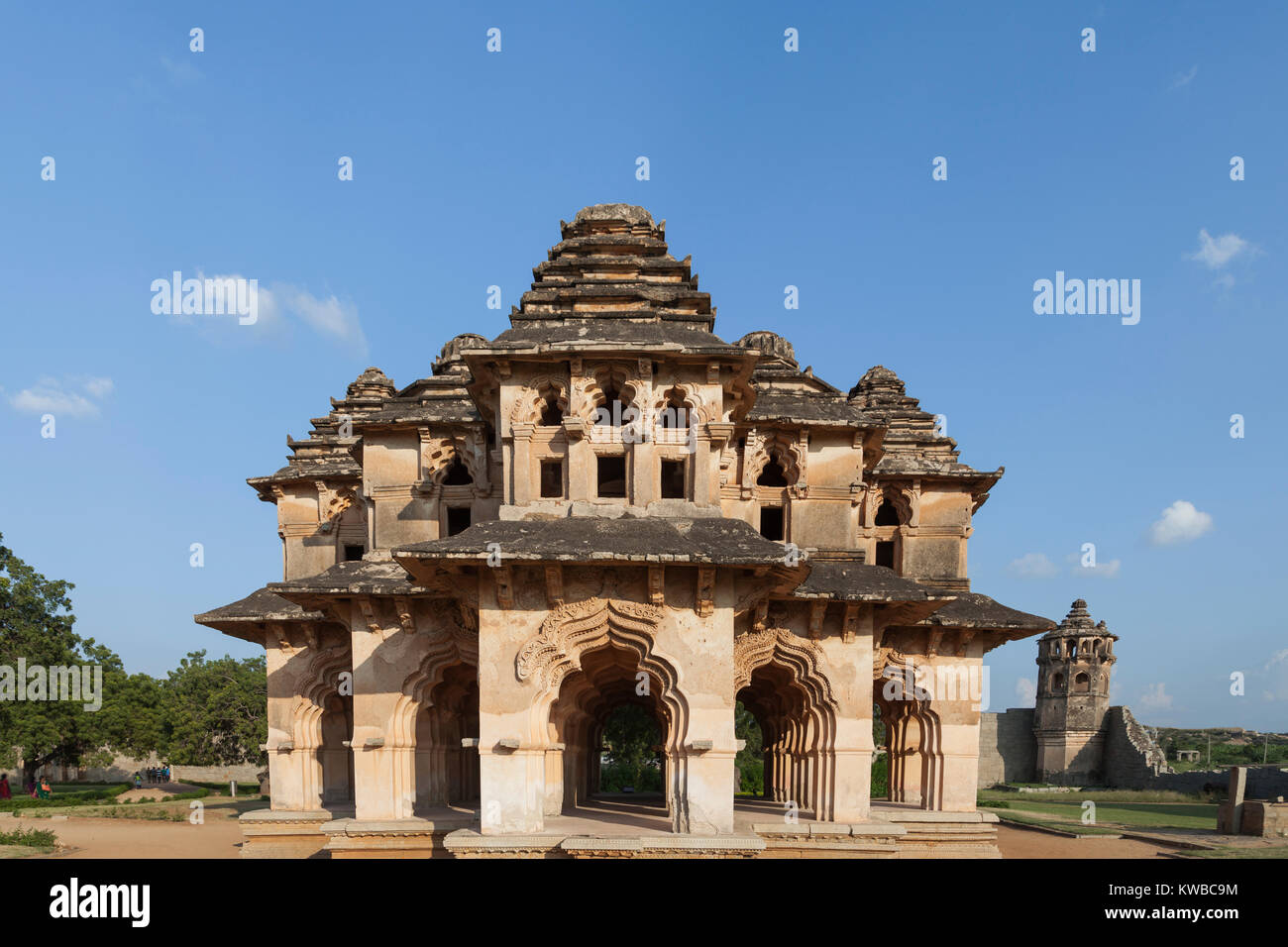 India, Karnataka, Hampi, Lotus Mahal Stock Photo - Alamy