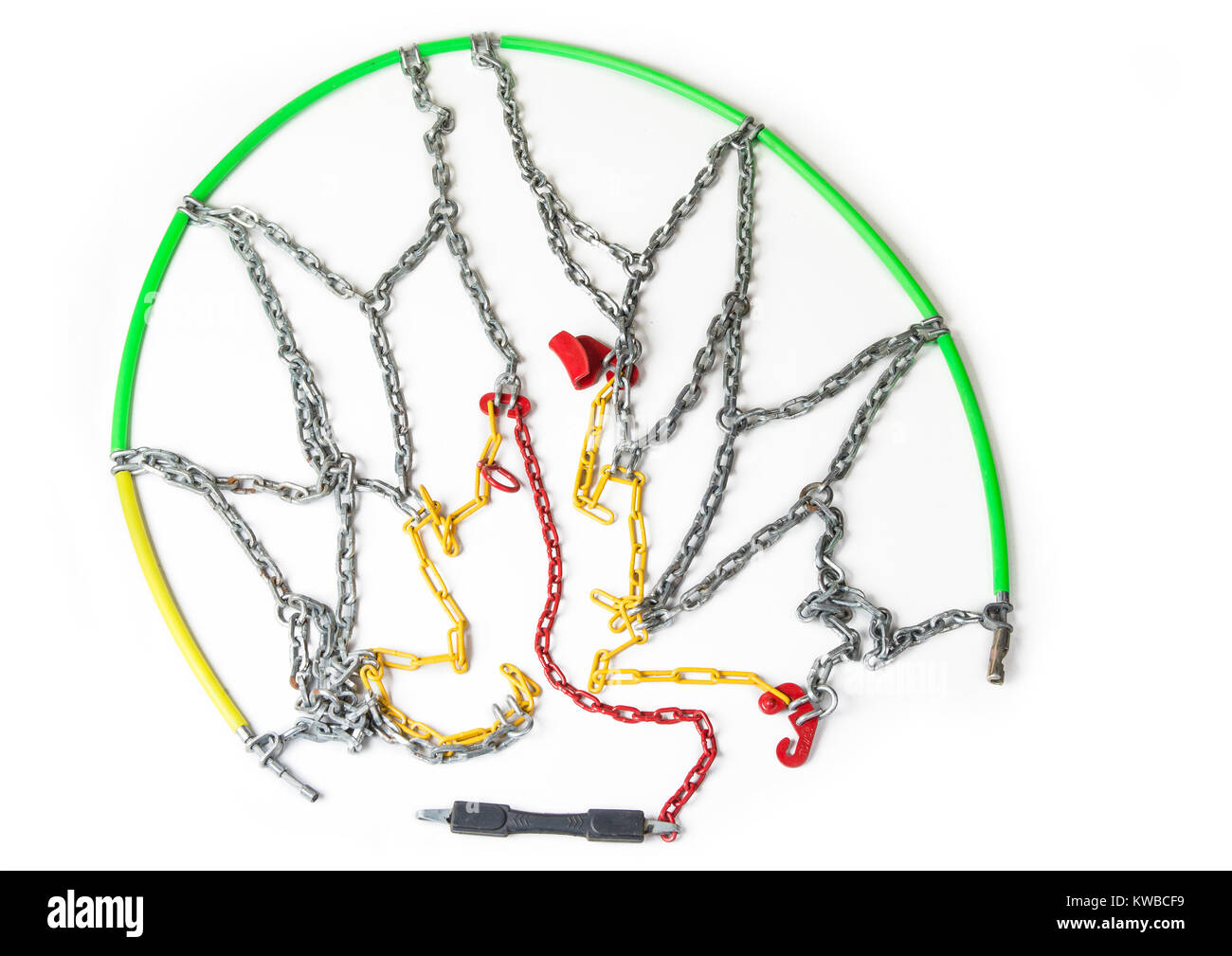 Snow slippery cold on Cut Out Stock Images & Pictures - Alamy