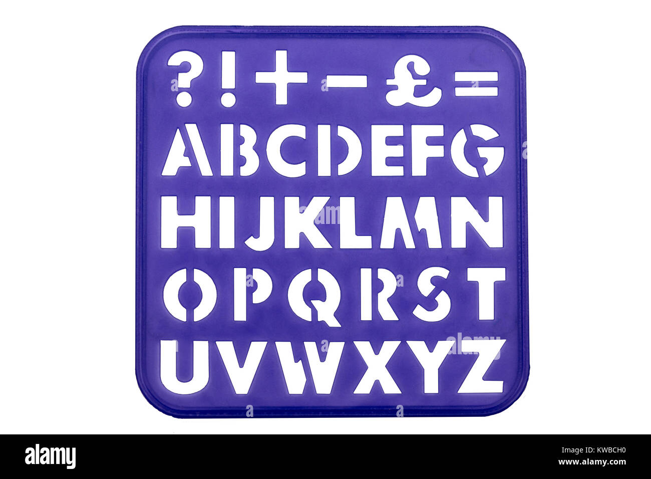 Alphabet stencil hi-res stock photography and images - Alamy