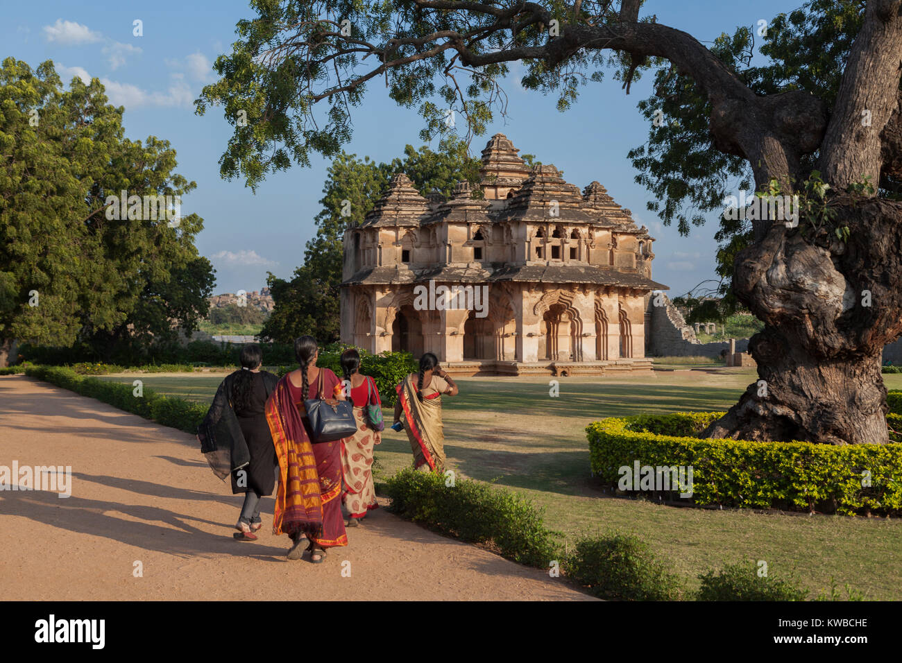India, Karnataka, Hampi, Lotus Mahal Stock Photo - Alamy
