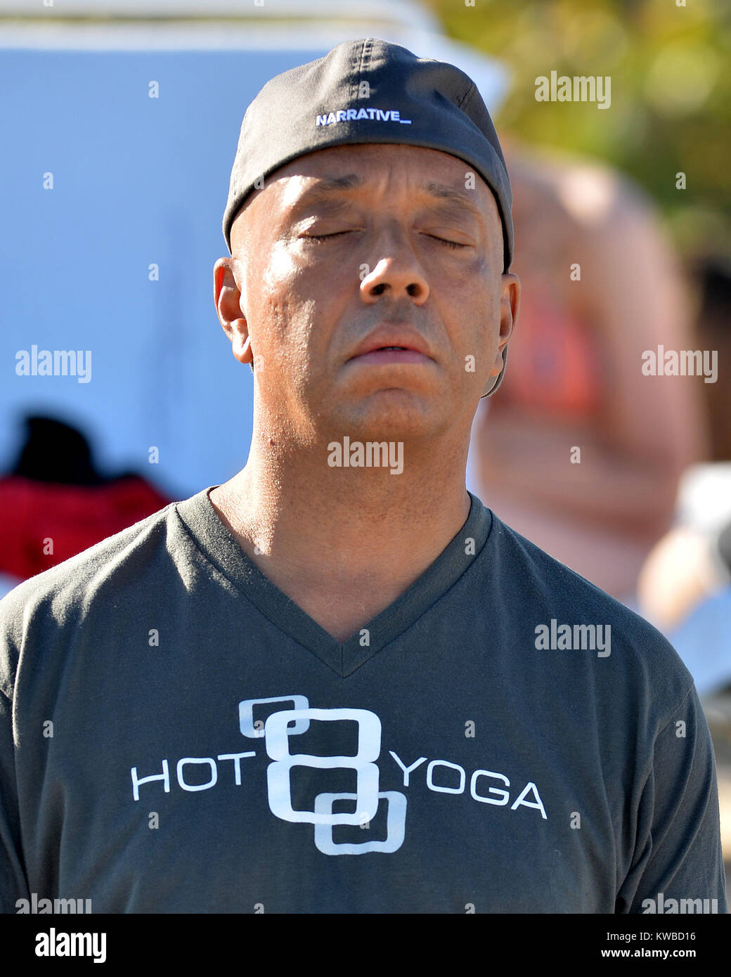 MIAMI, BEACH FL - DECEMBER 06: Hip hop mogul Russell Simmons relaxes ...