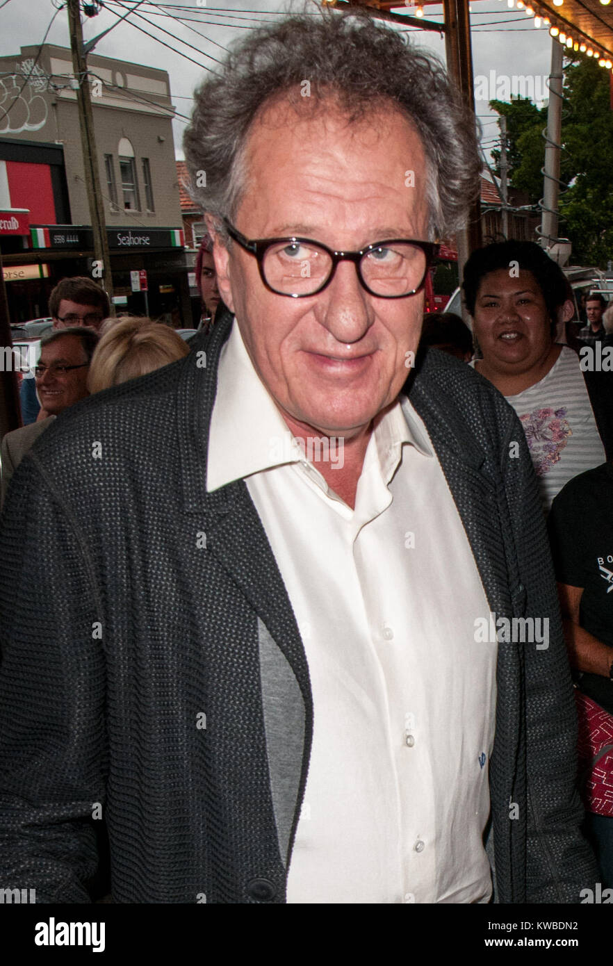 SYDNEY, AUSRALIA - JANUARY 07: Geoffrey Rush arrives a 'he Book hief ...