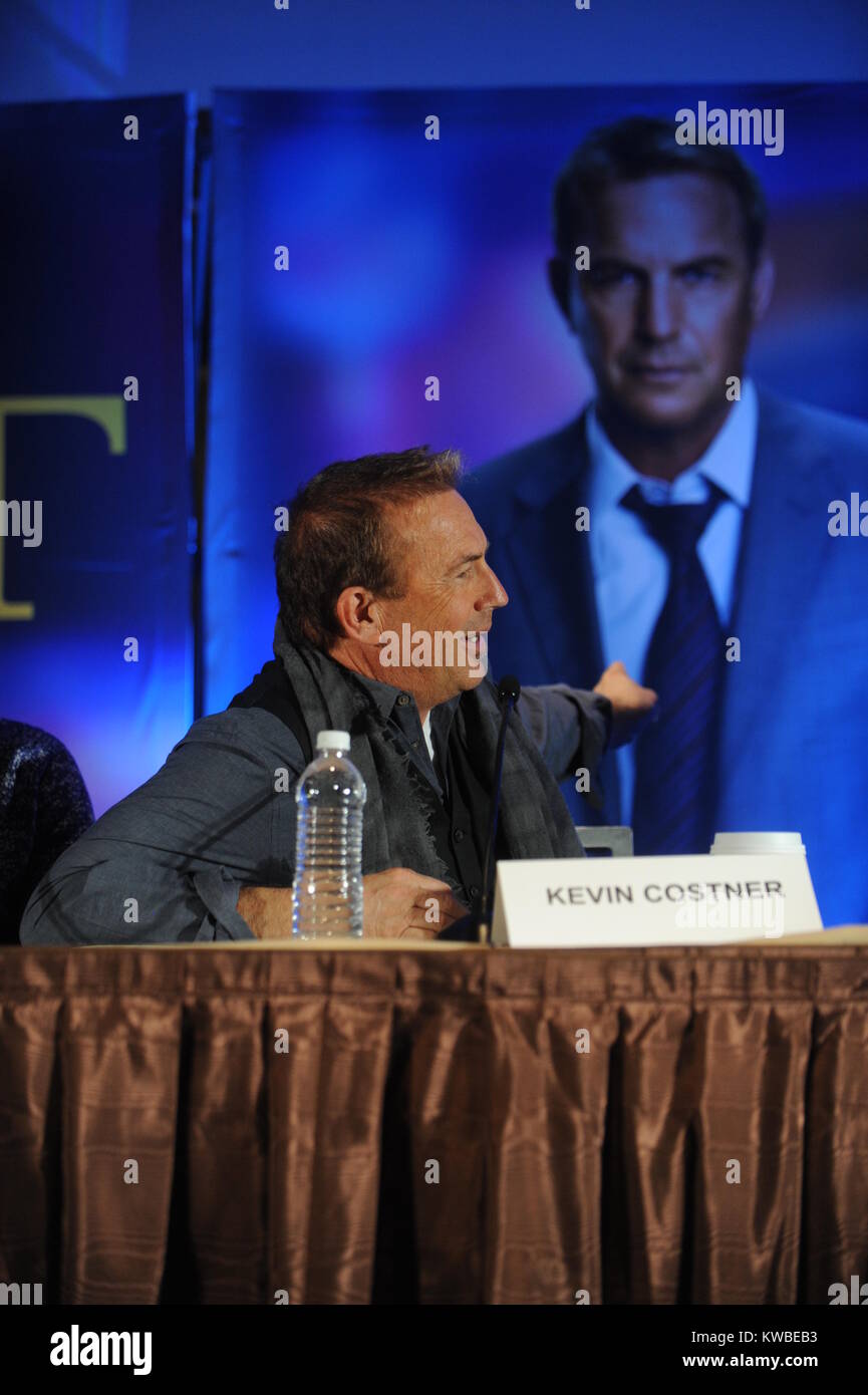 NEW YORK, NY - JANUARY 31: Kevin Costner attends the Draft Day Press ...