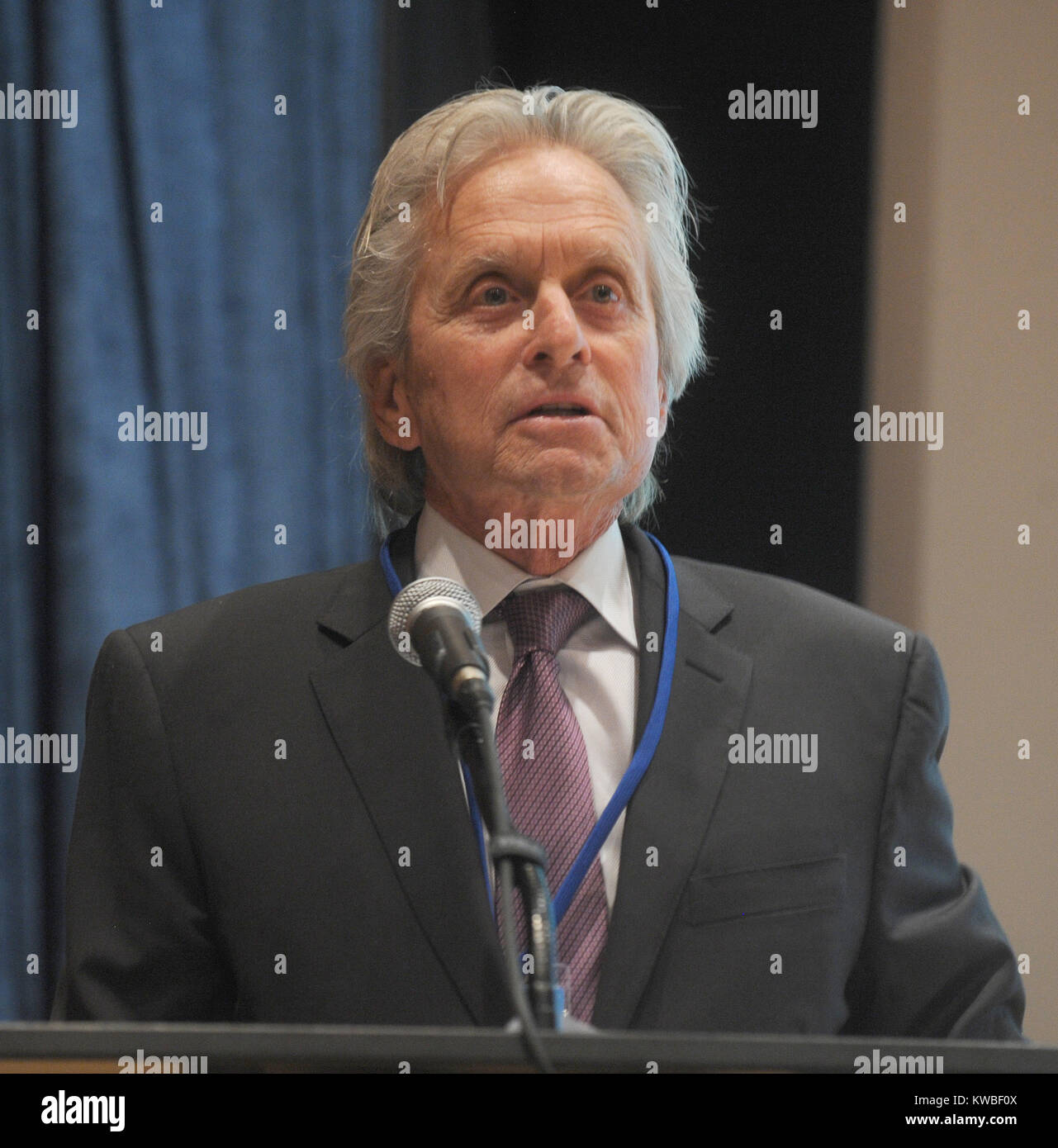 NEW YORK, NY - APRIL 15: Actor Michael Douglas attends the 'Action For ...