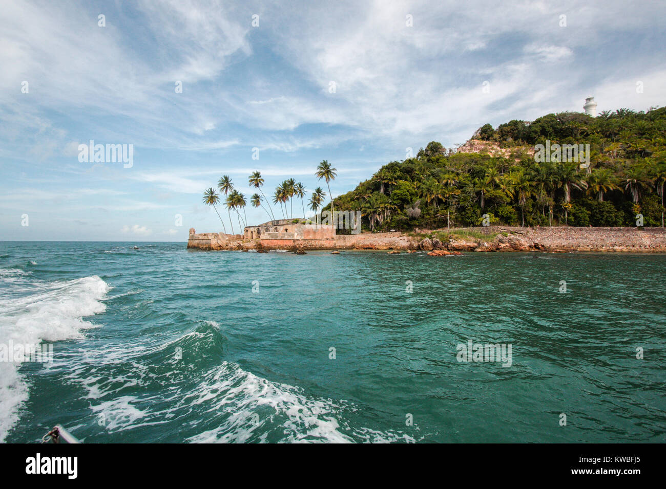 Summer time in beautiful Brazilian gem - the Morro de São Paulo Stock ...