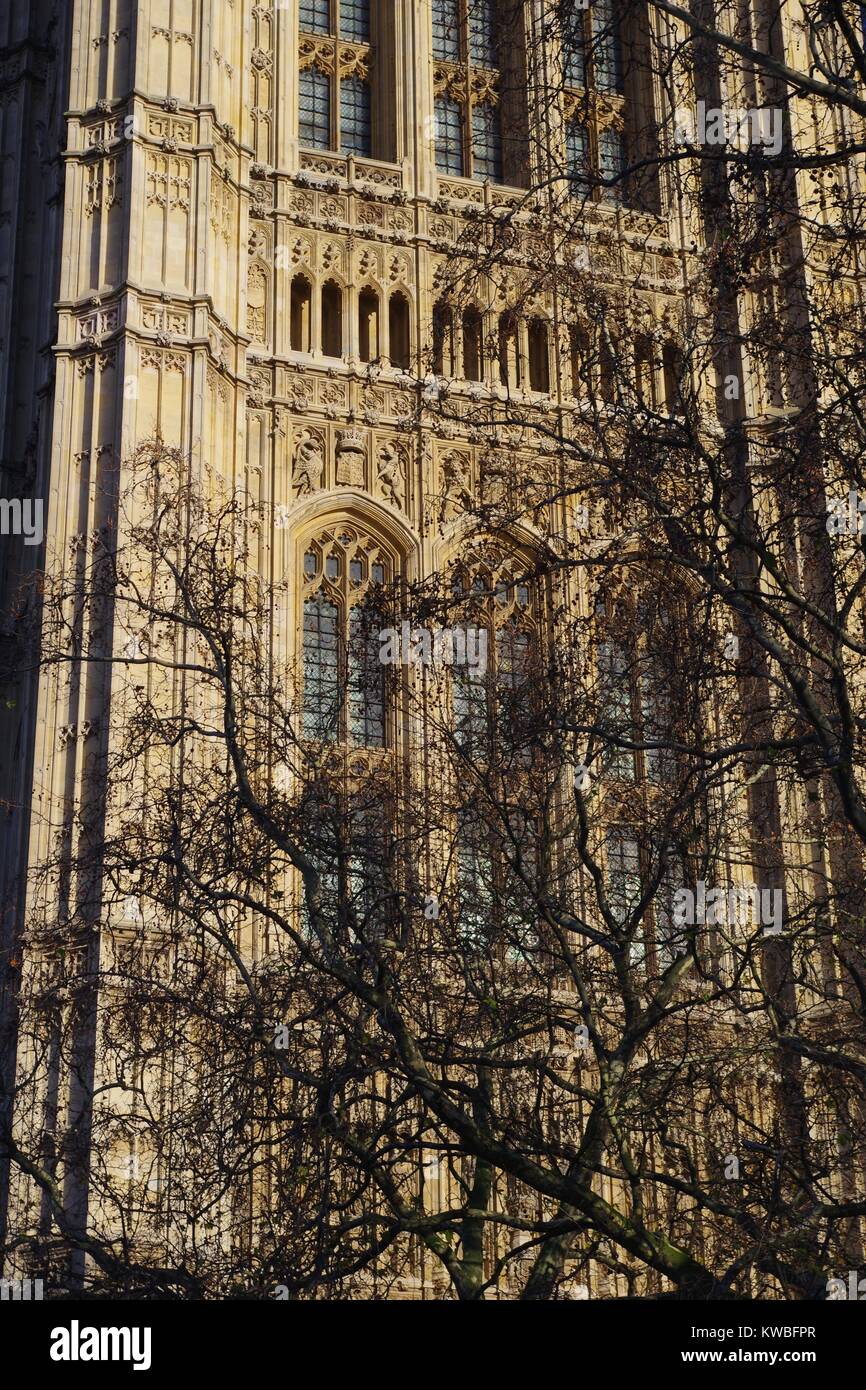 Victoria Tower, Palace of Westminster, London, UK. December, 2017 Stock Photo - Alamy