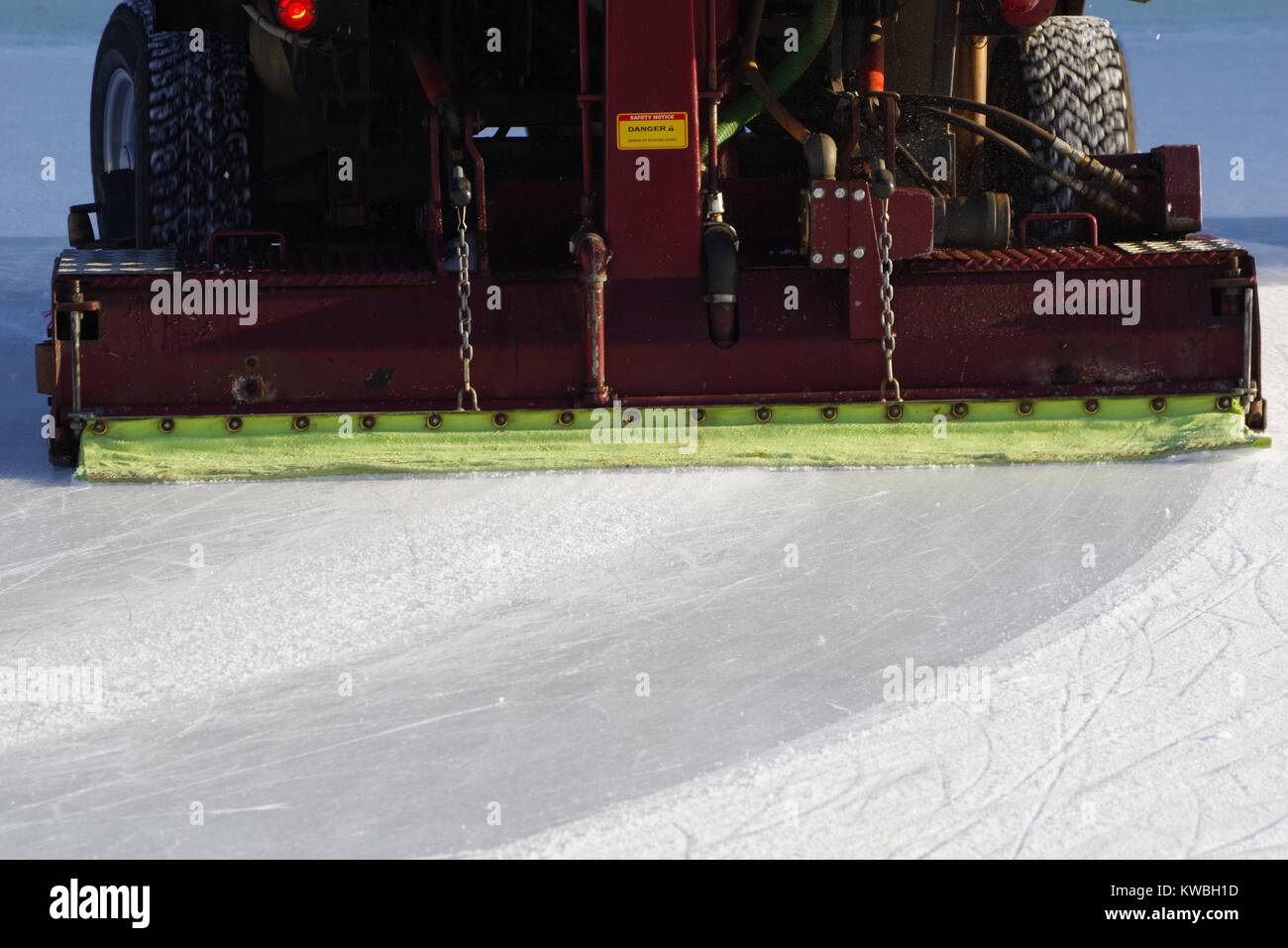 Ice Resurfacer Machine, Tower of London Ice Rink. London, UK. December ...