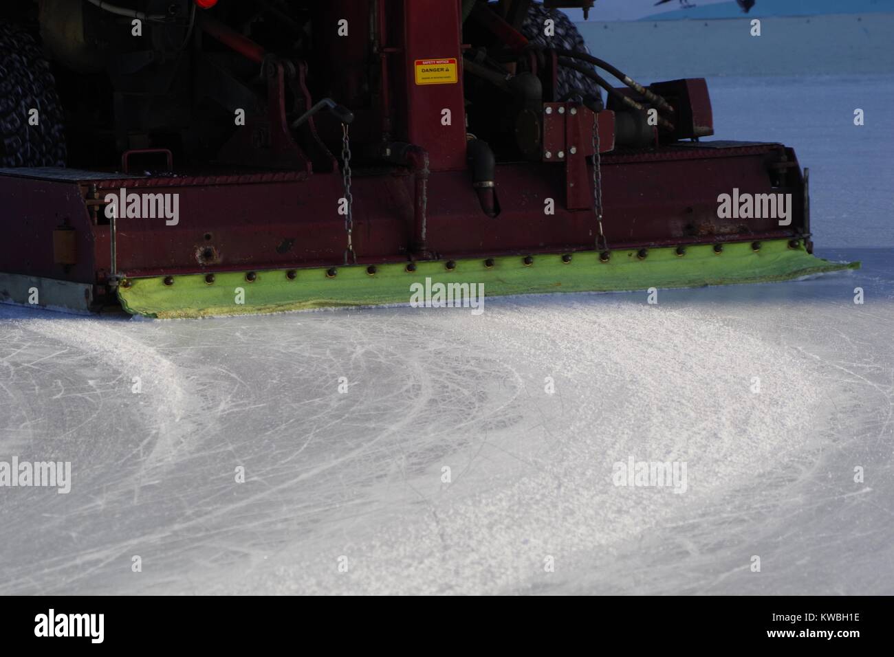 Ice Resurfacer Machine, Tower of London Ice Rink. London, UK. December ...
