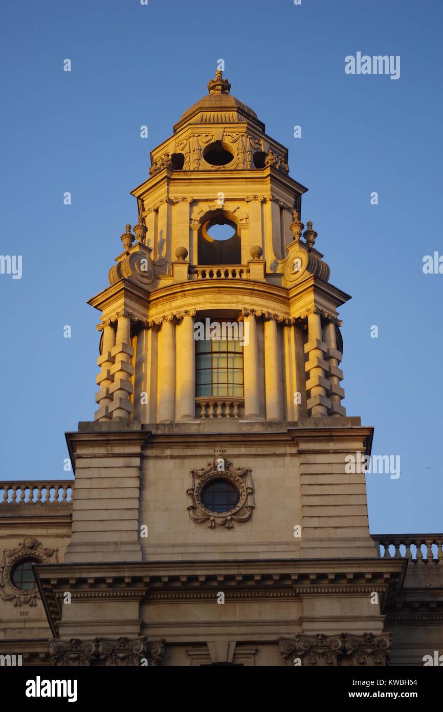 Ornate Architecture of HM Treasury, Whitehall, Great George Street ...