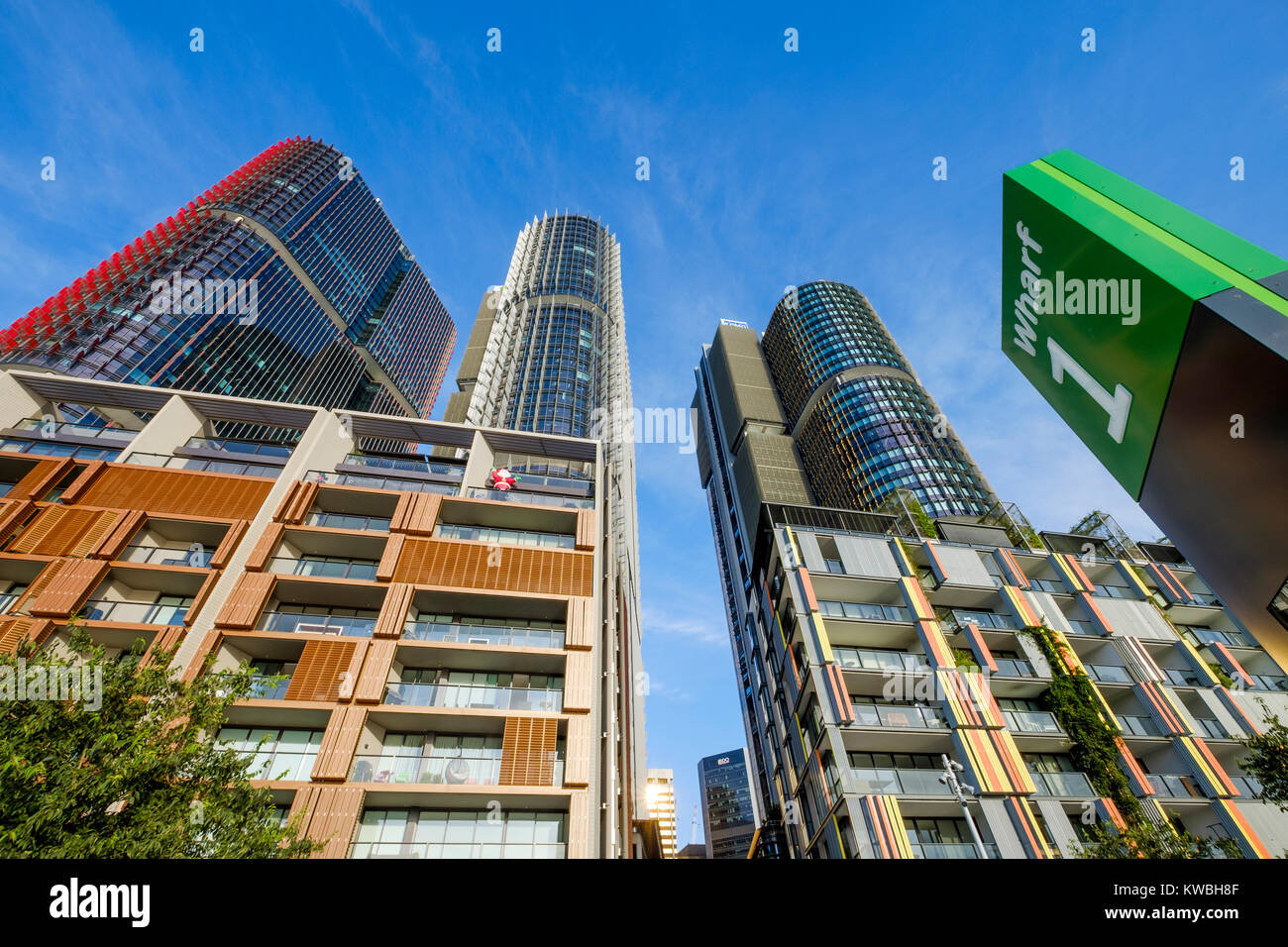 Residential buildings and International Towers in Barangaroo South ...