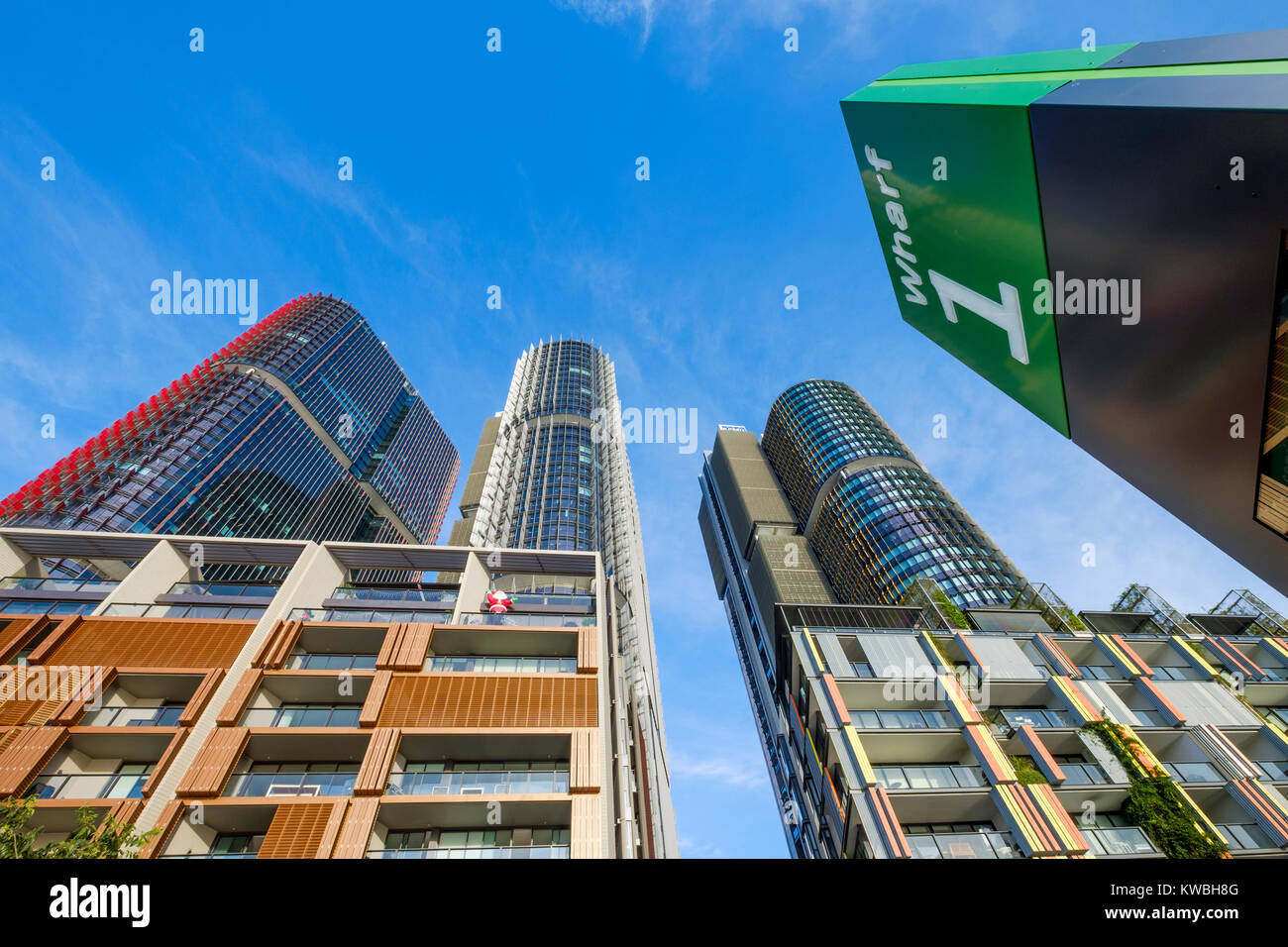 Residential buildings and International Towers in Barangaroo South ...