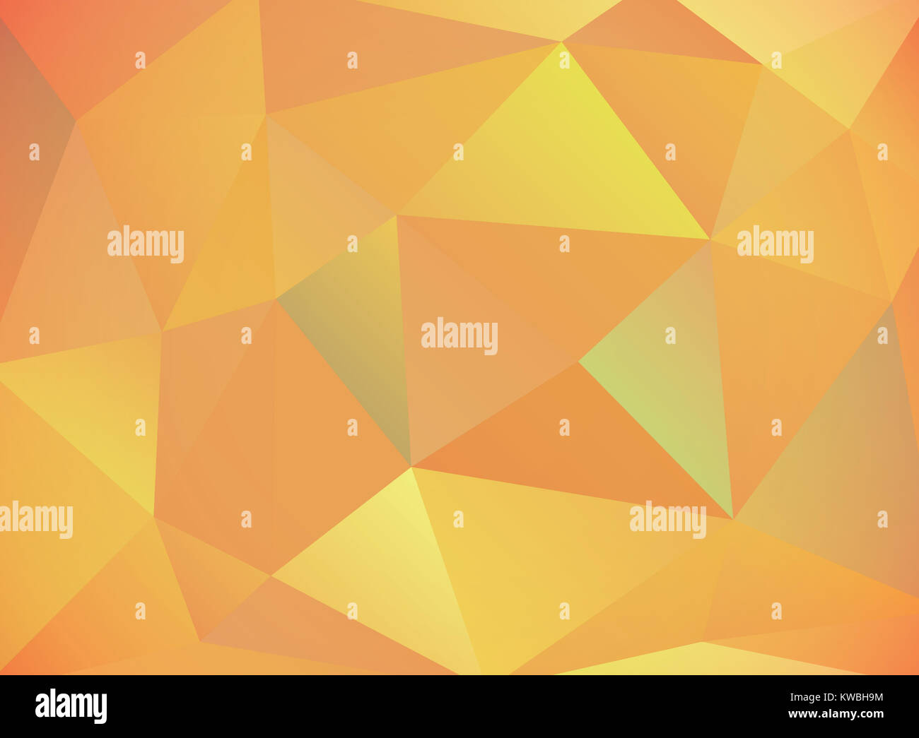 A warm palette of autumn colored abstract geometric triangle patterns ...