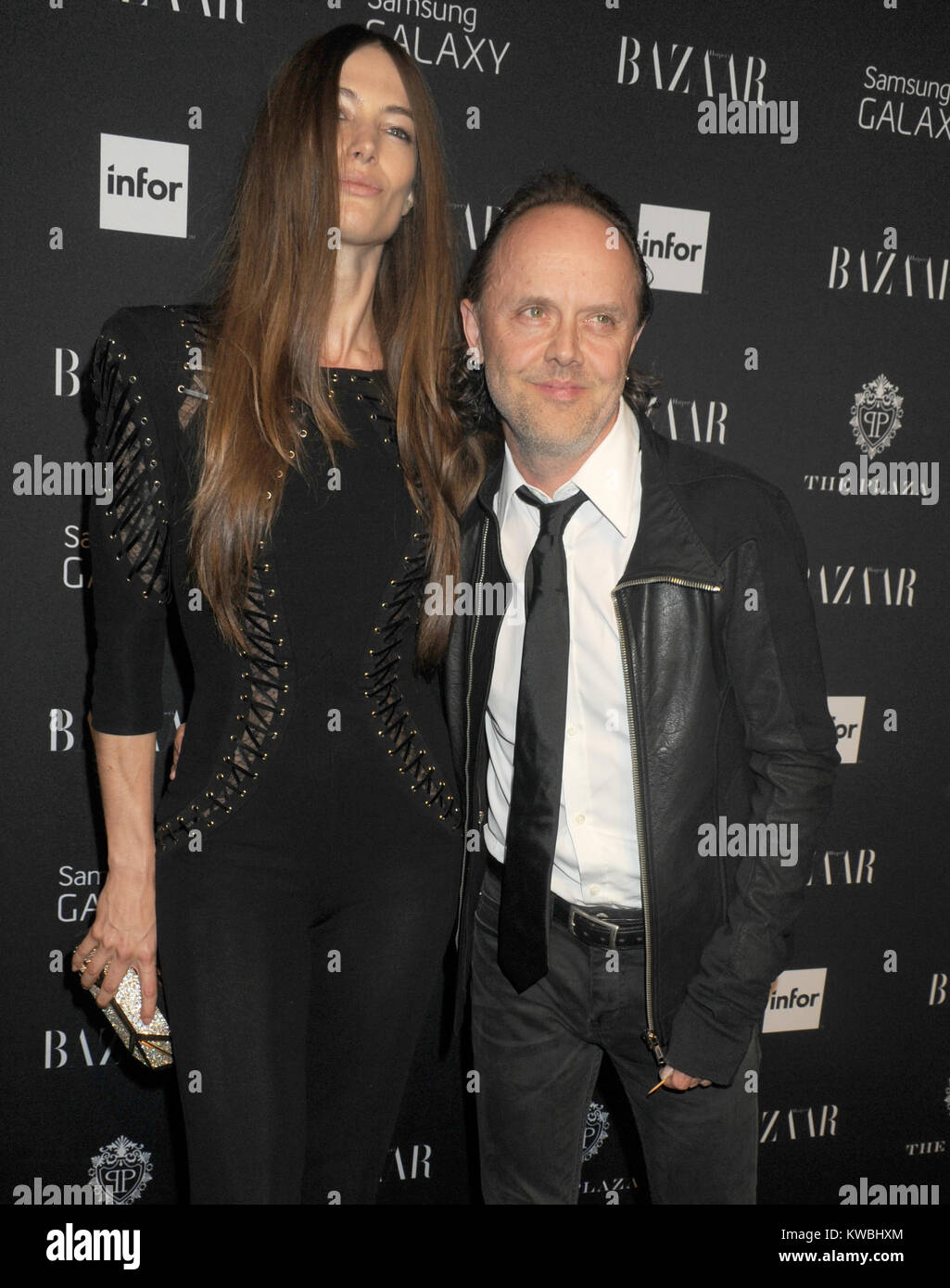 NEW YORK, NY - SEPTEMBER 05: Lars Ulrich, Jessica Miller attends the ...