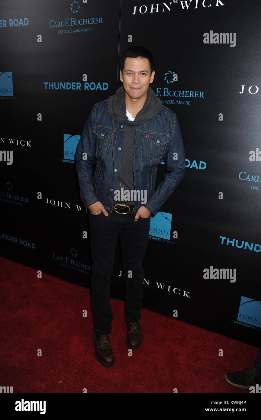 NEW YORK, NY - OCTOBER 13: Chaske Spencer attends the 'John Wick' New ...