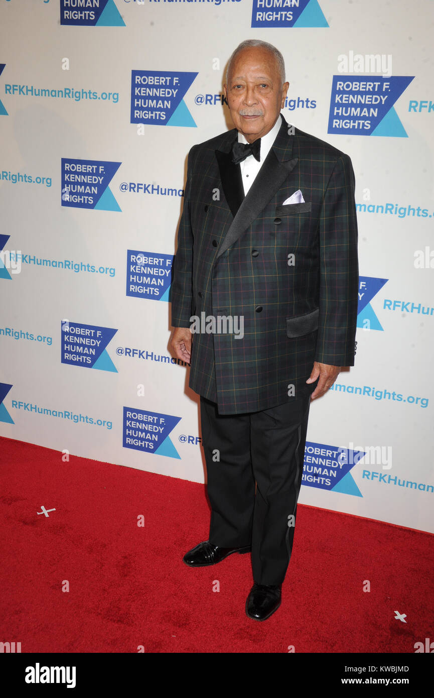 NEW YORK, NY - DECEMBER 16: David Dinkins attends the 2014 RFK Ripple ...
