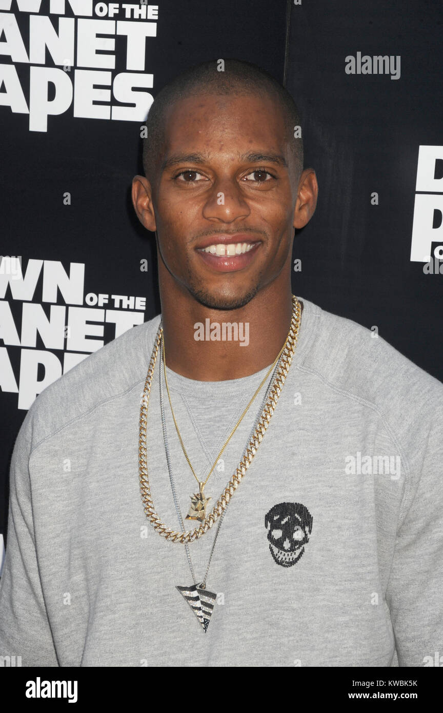 NEW YORK, NY - JULY 08: Victor Cruz attends the 'Dawn Of The Planets Of ...