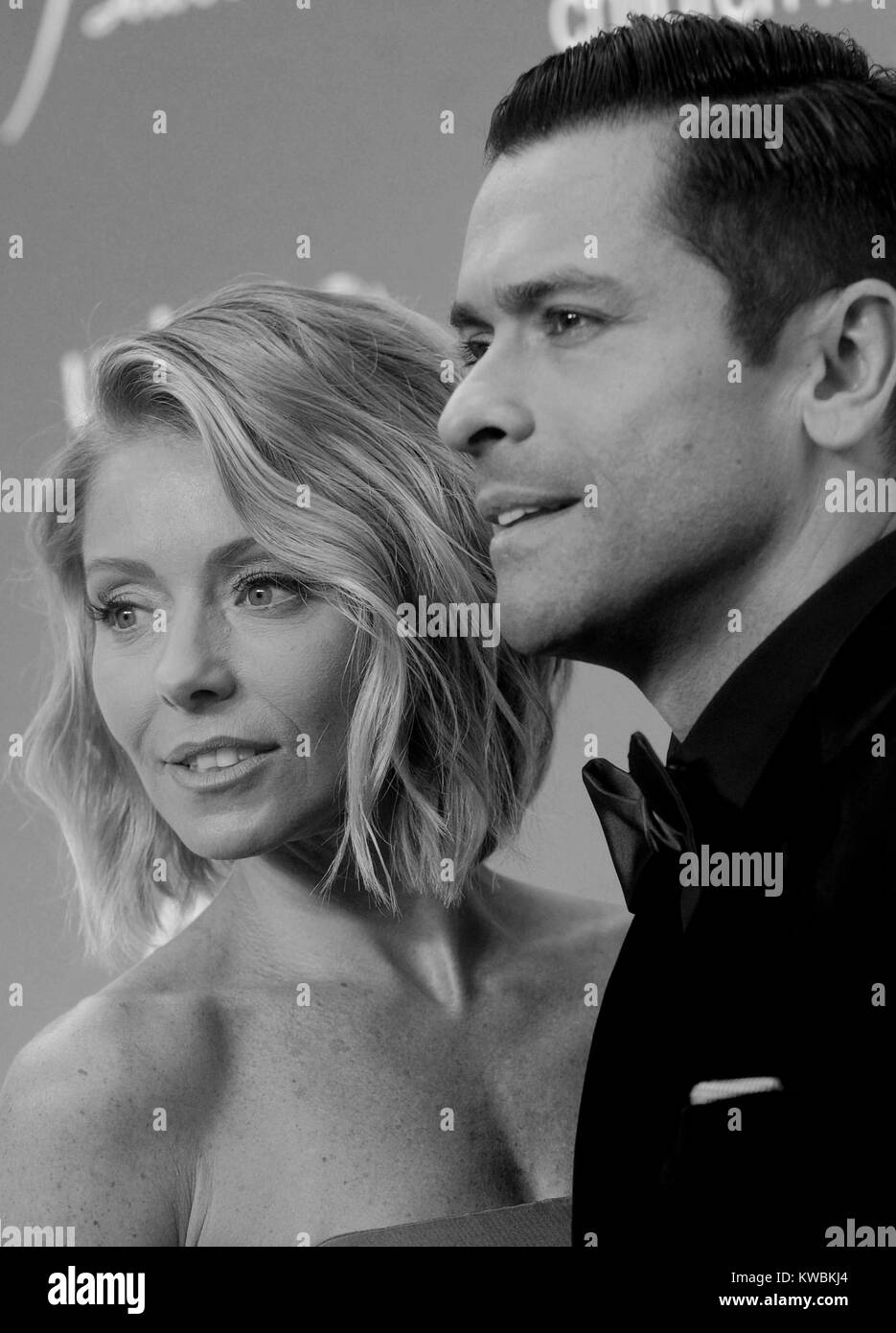 NEW YORK, NY - DECEMBER 02: Kelly Ripa, Mark Consuelos attends the 10th ...